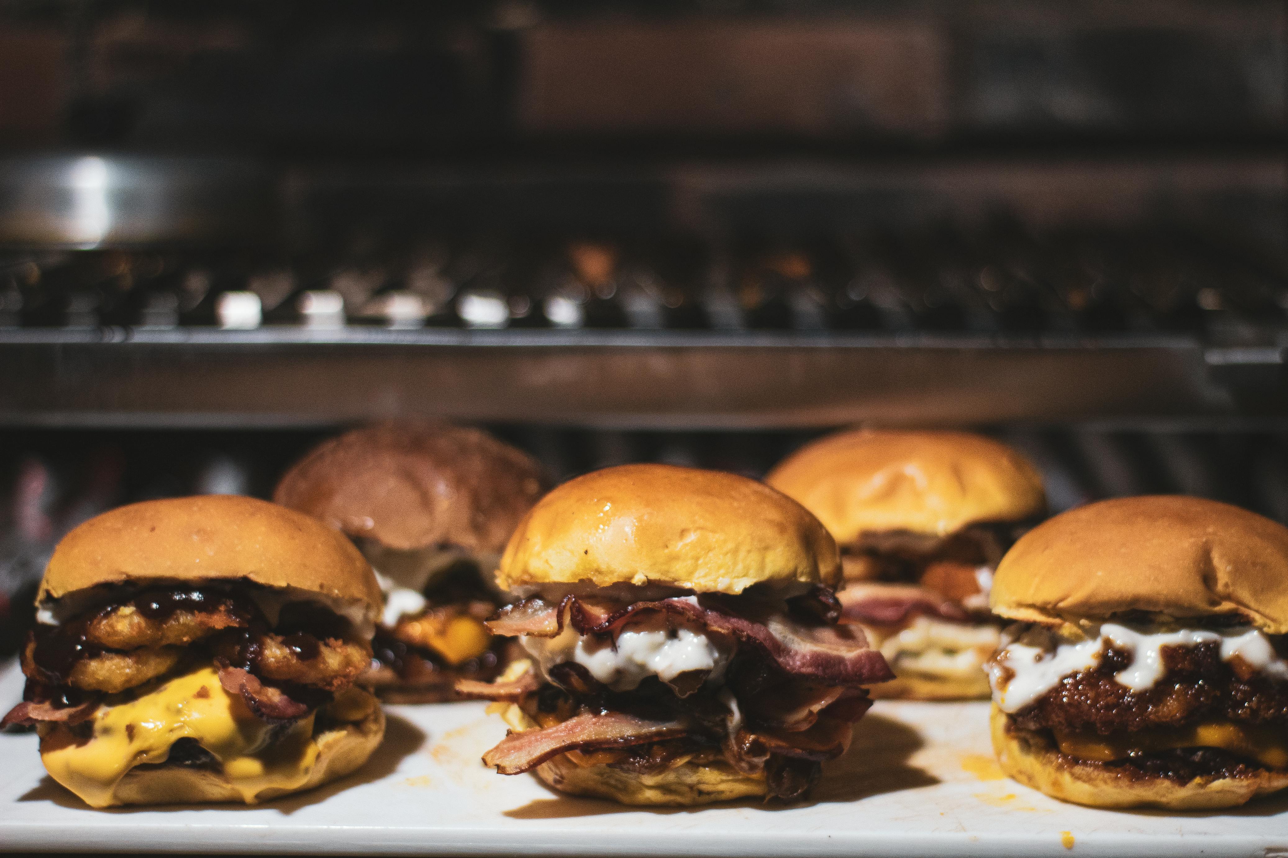 Burger on White Ceramic Plate · Free Stock Photo