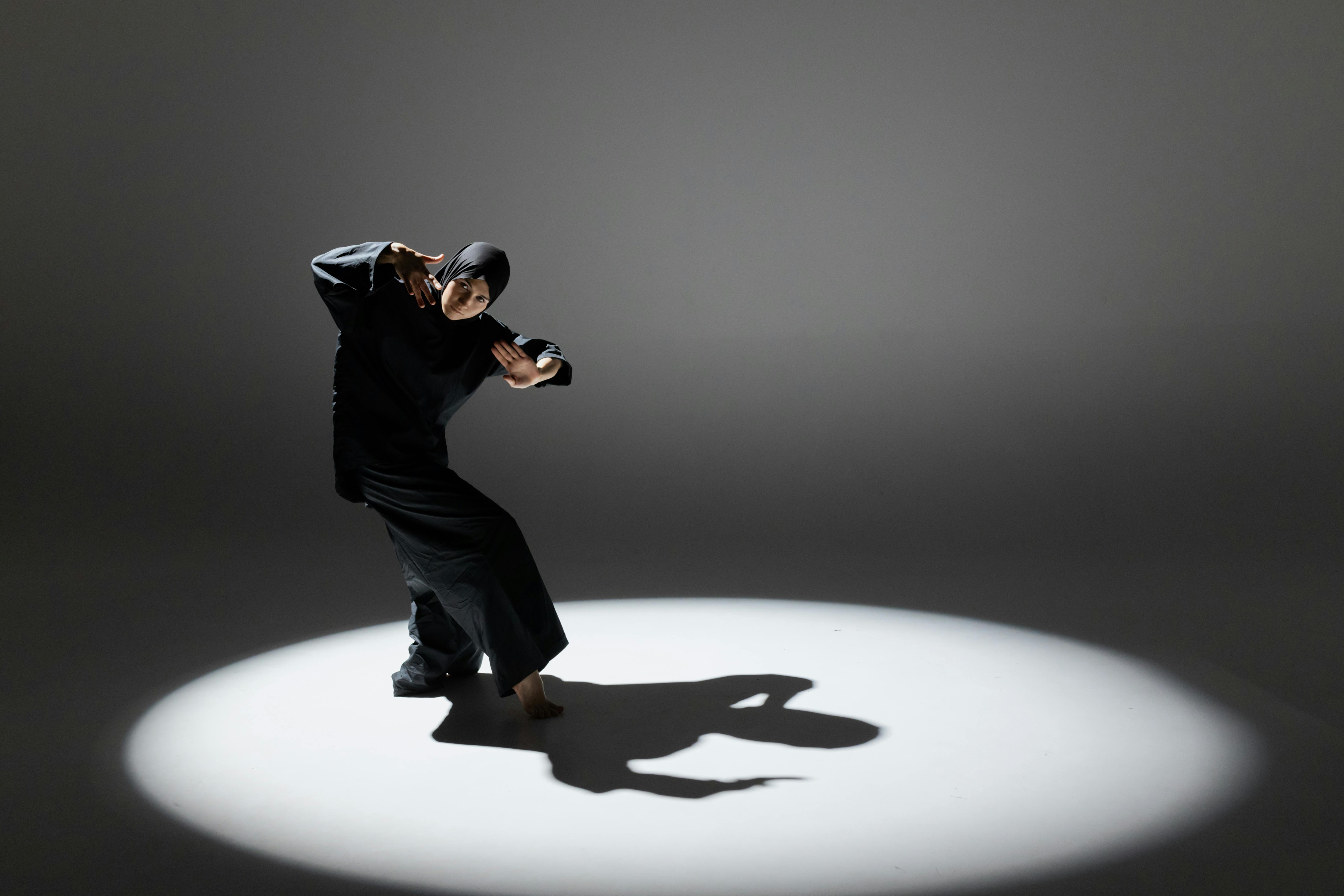 Woman Wearing Hijab Dancing · Free Stock Photo