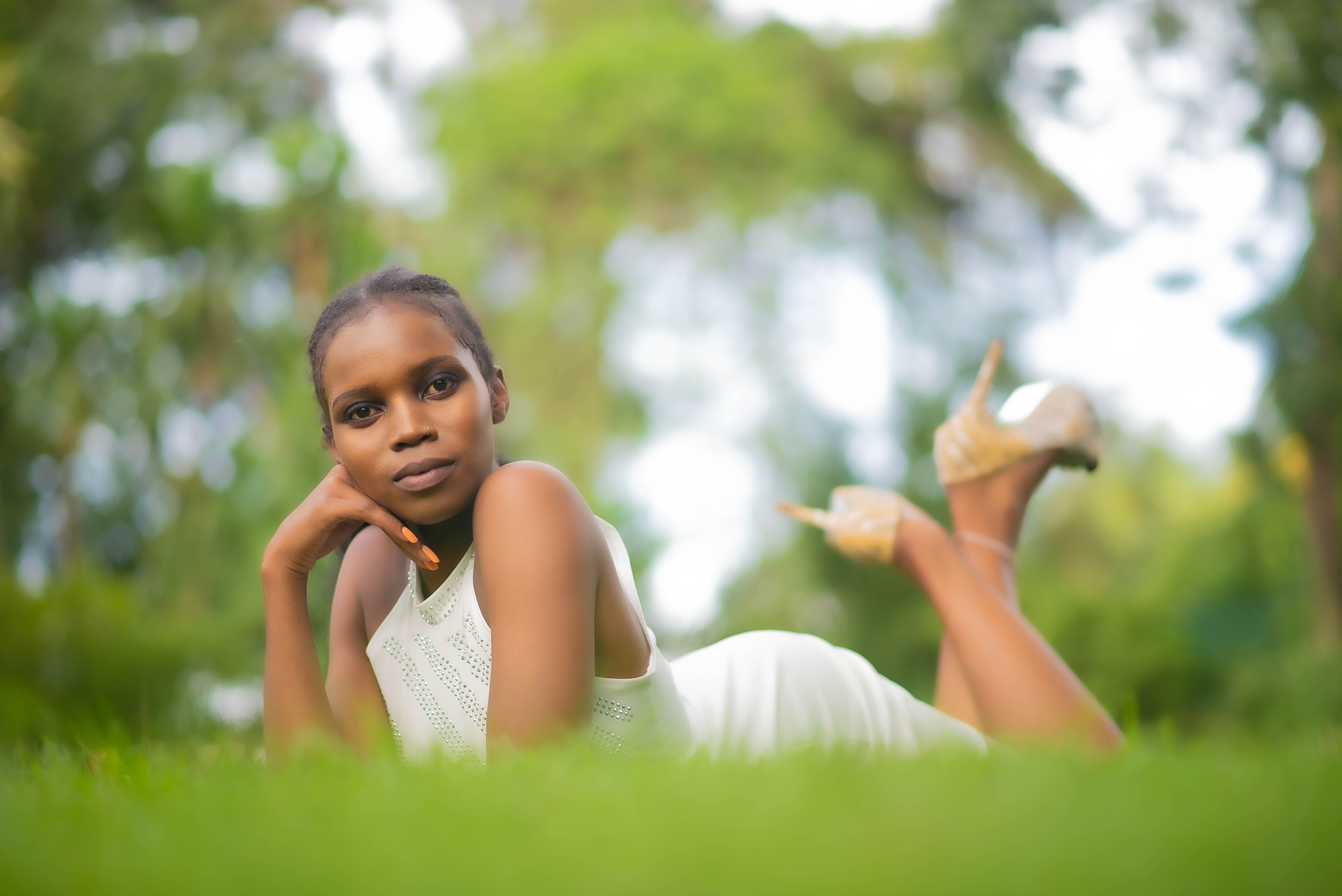 A Portrait of a Pretty Young Woman · Free Stock Photo