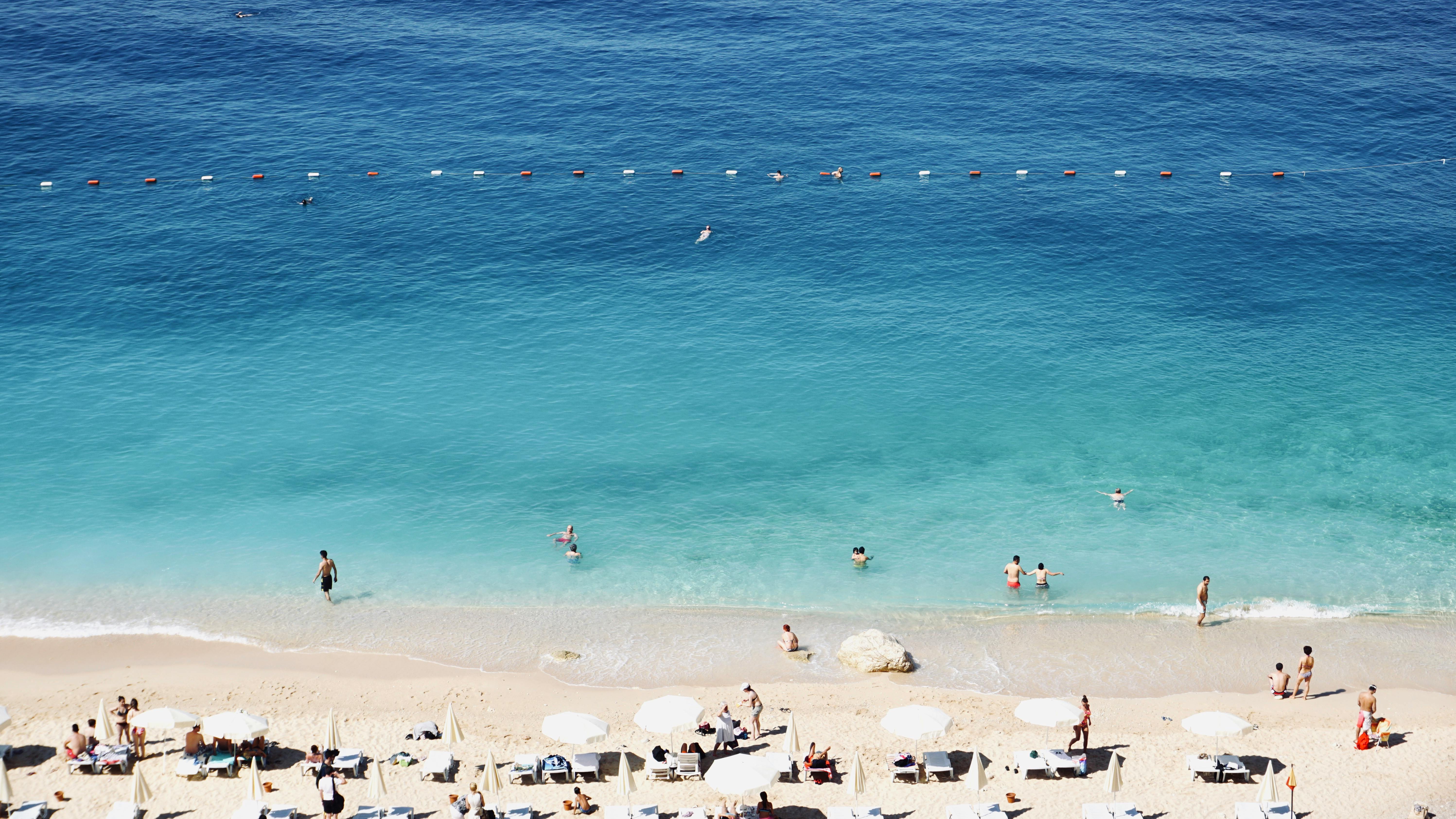 People on Beach During Summer · Free Stock Photo