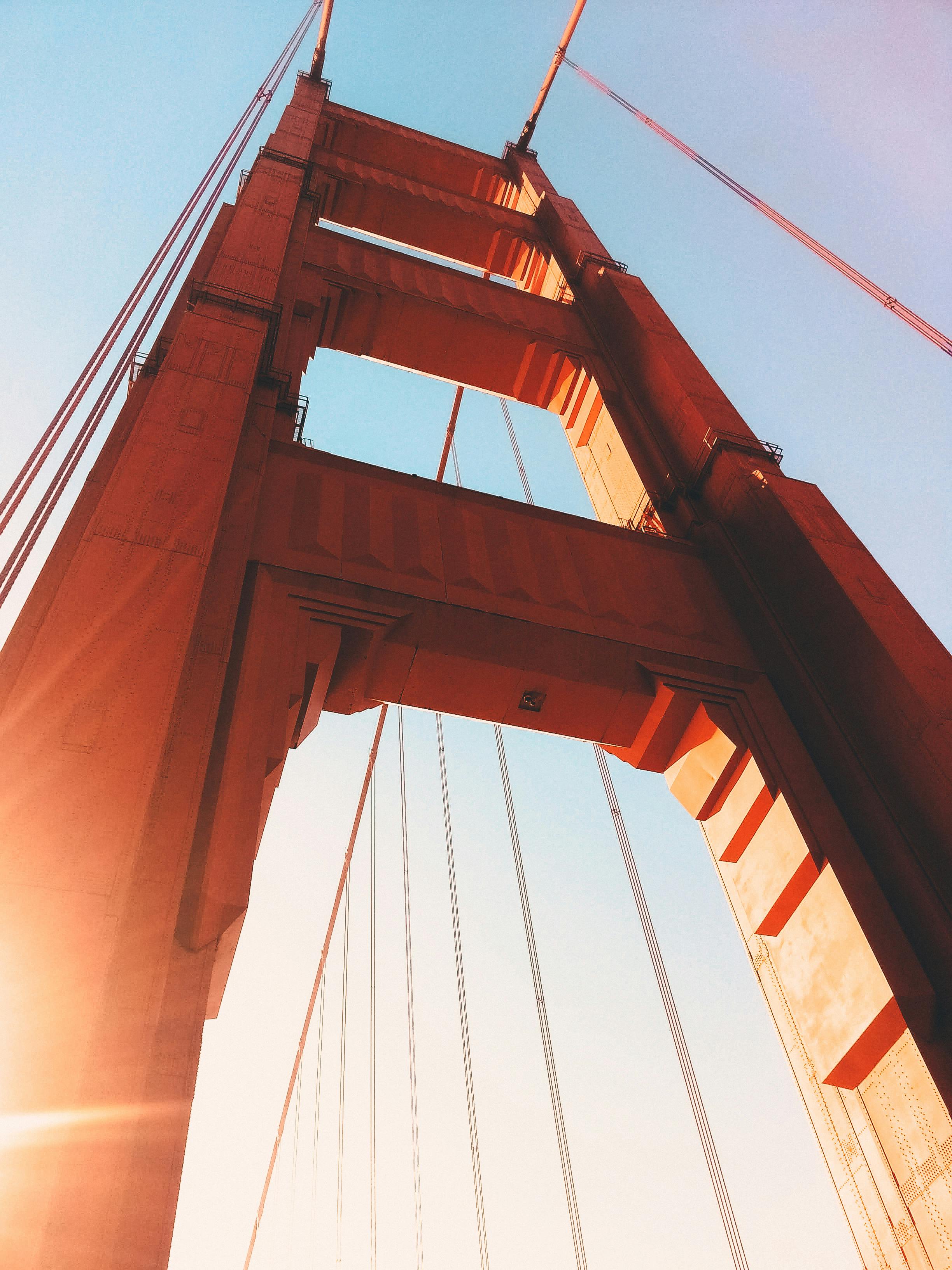 Red Extension Bridge · Free Stock Photo