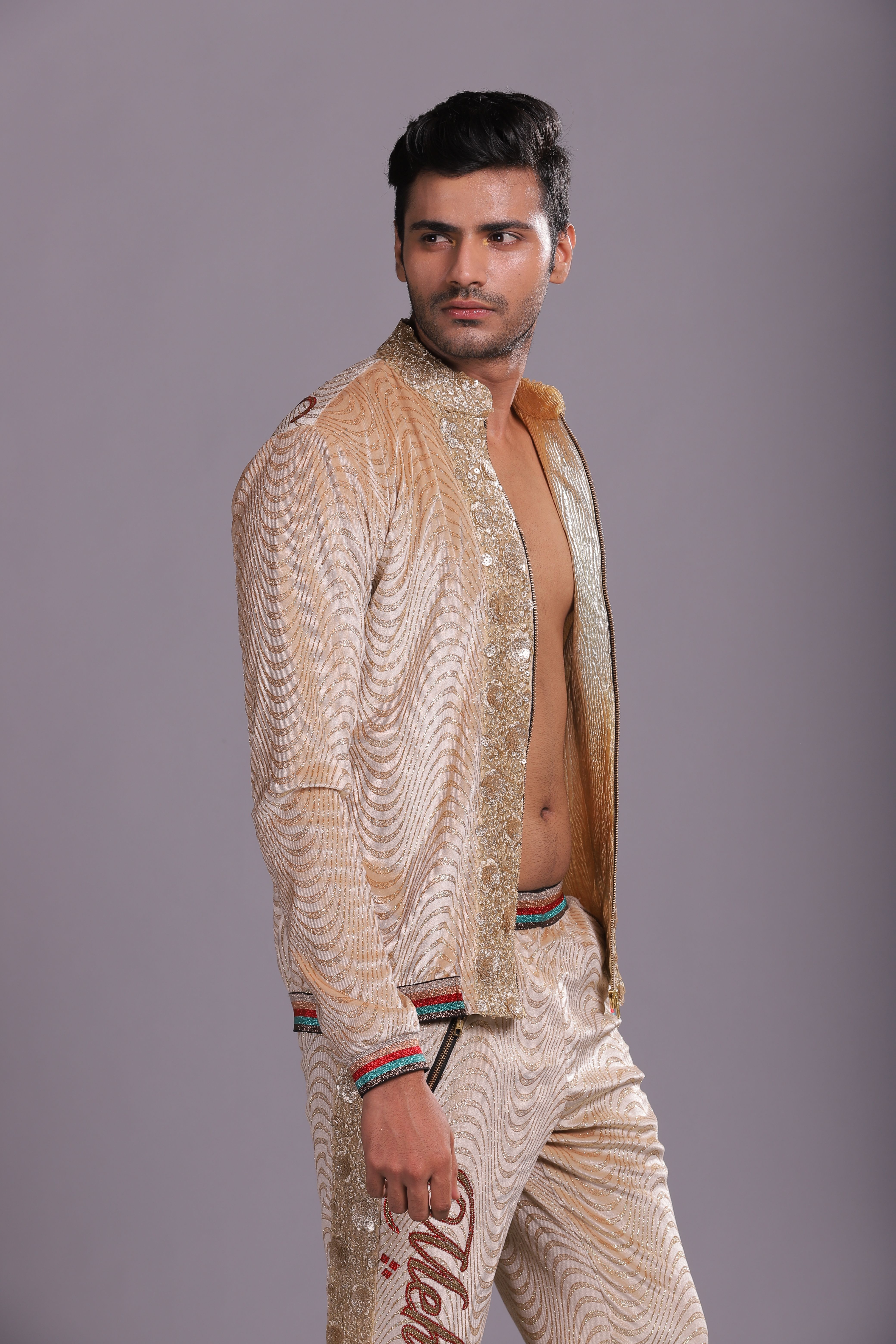 Handsome Man in Sparkling Jacket · Free Stock Photo