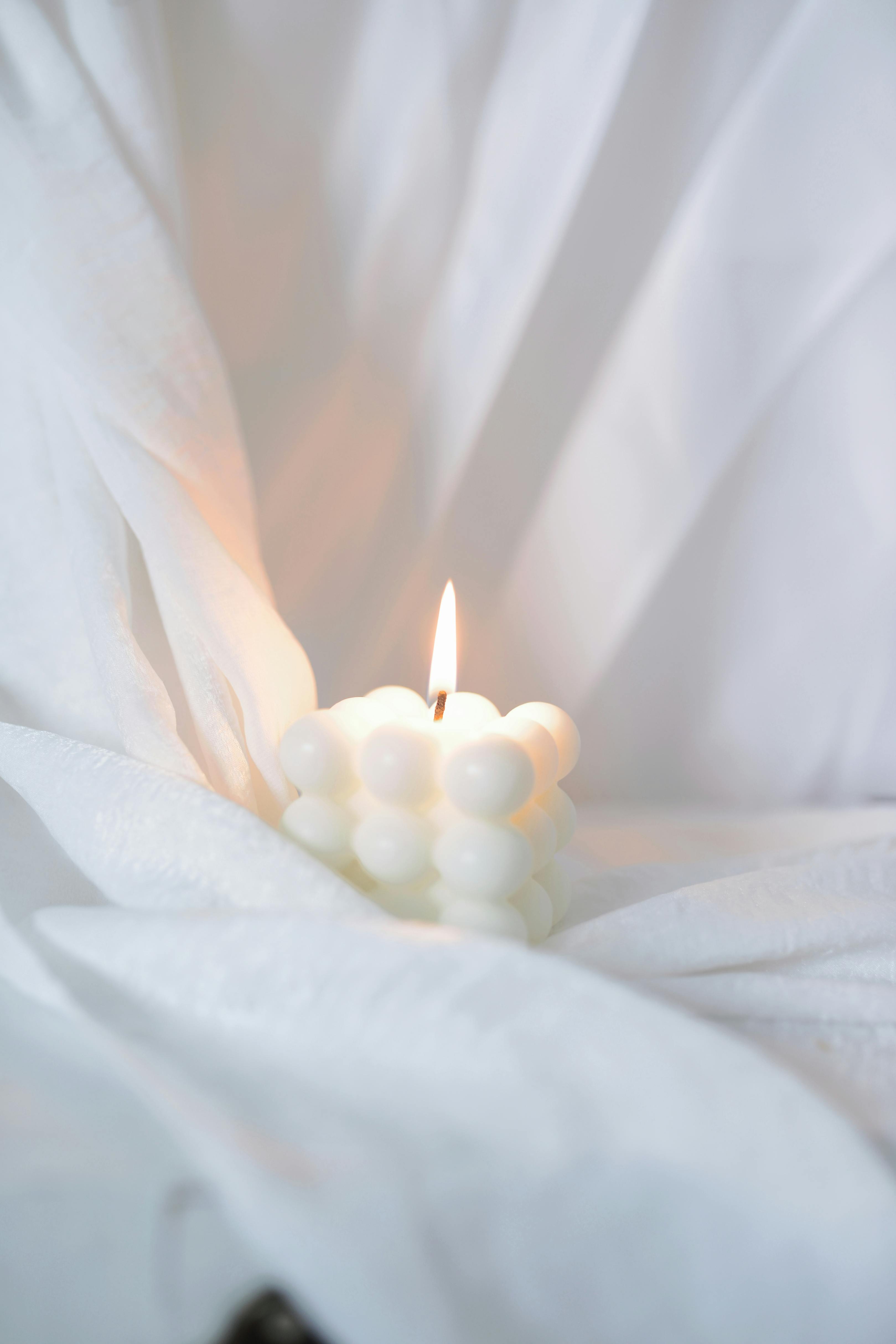 Close-up Photo of Lit Candle · Free Stock Photo