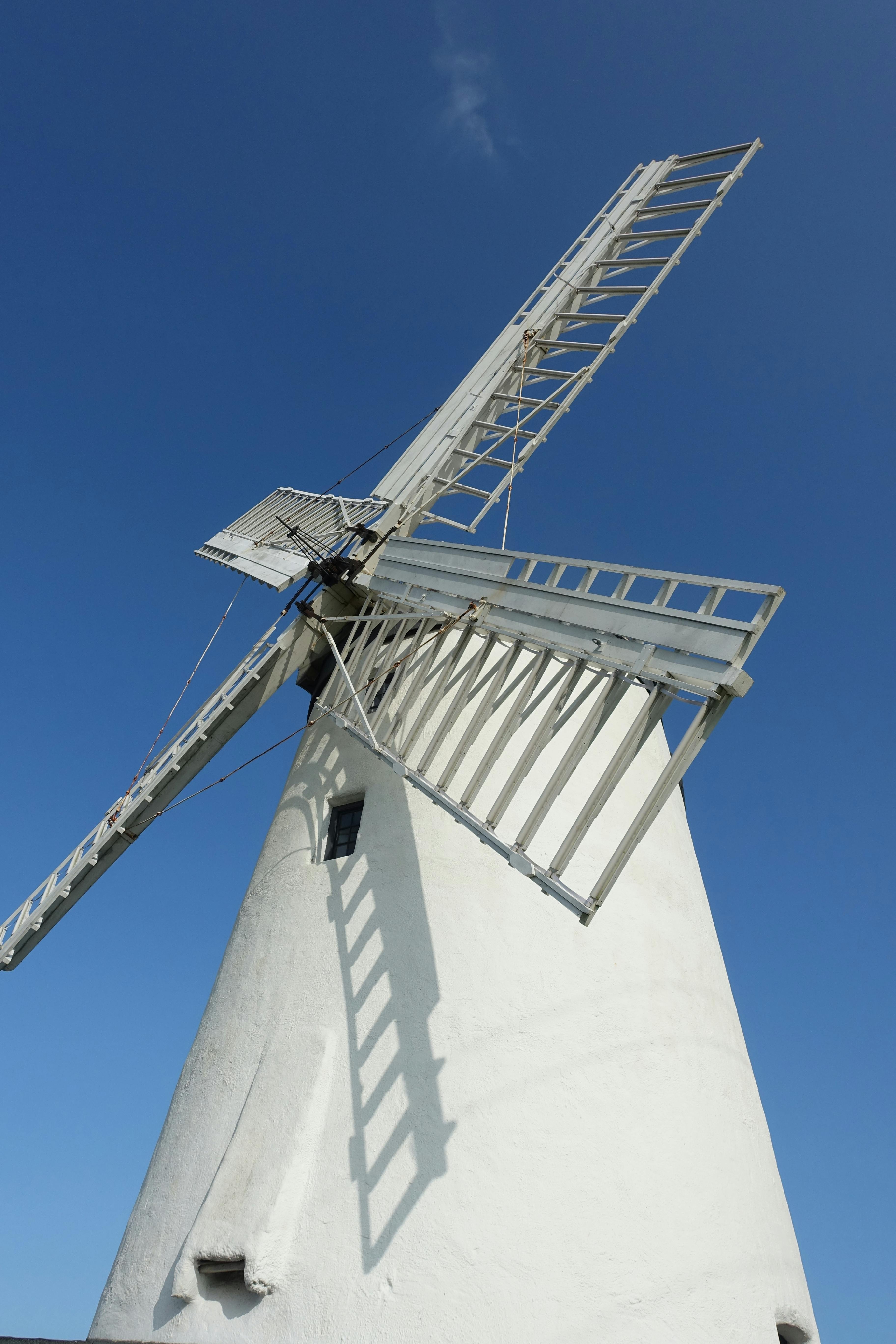 Windmill Under Blue Sky · Free Stock Photo