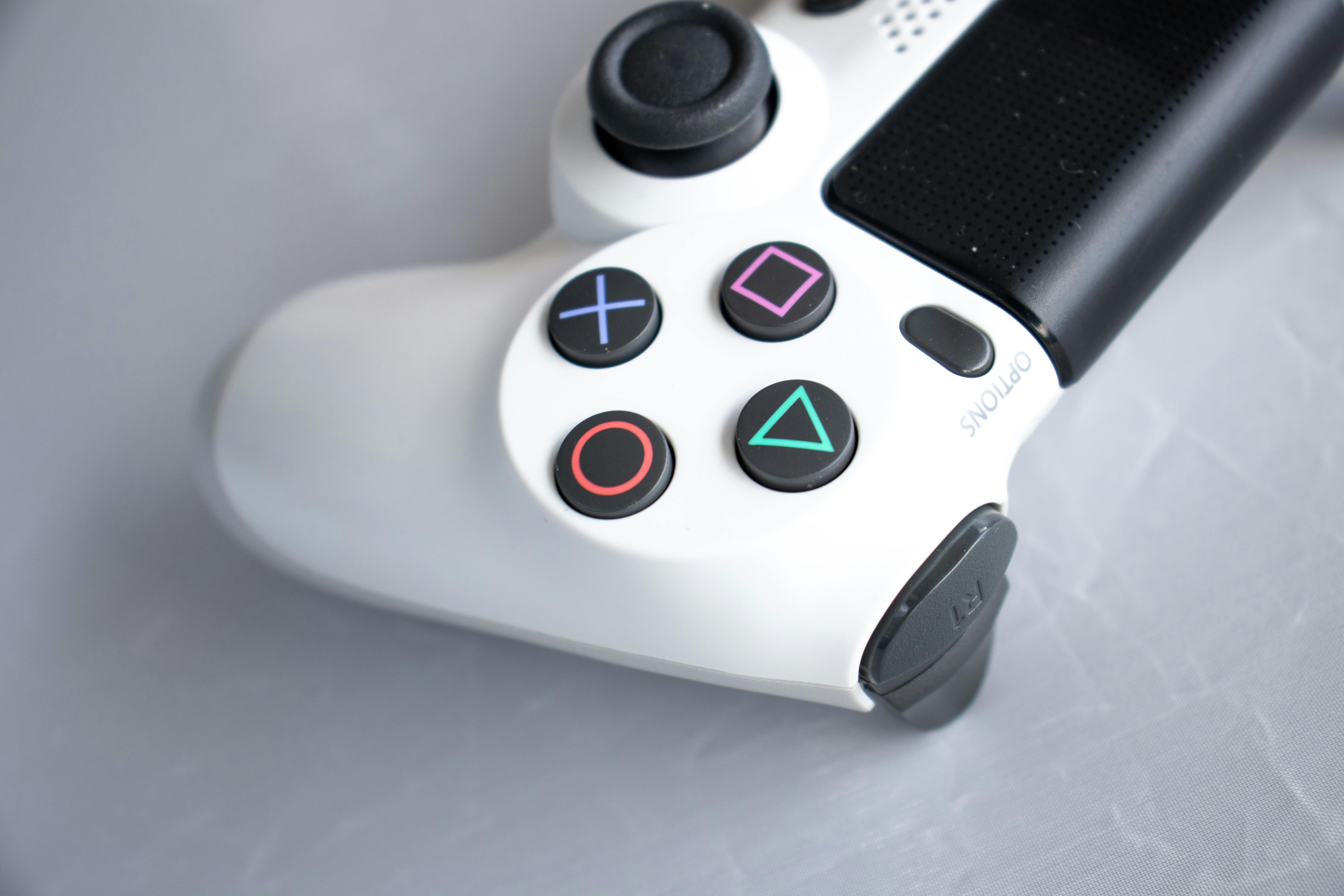 Close-Up Shot of a Game Controller · Free Stock Photo