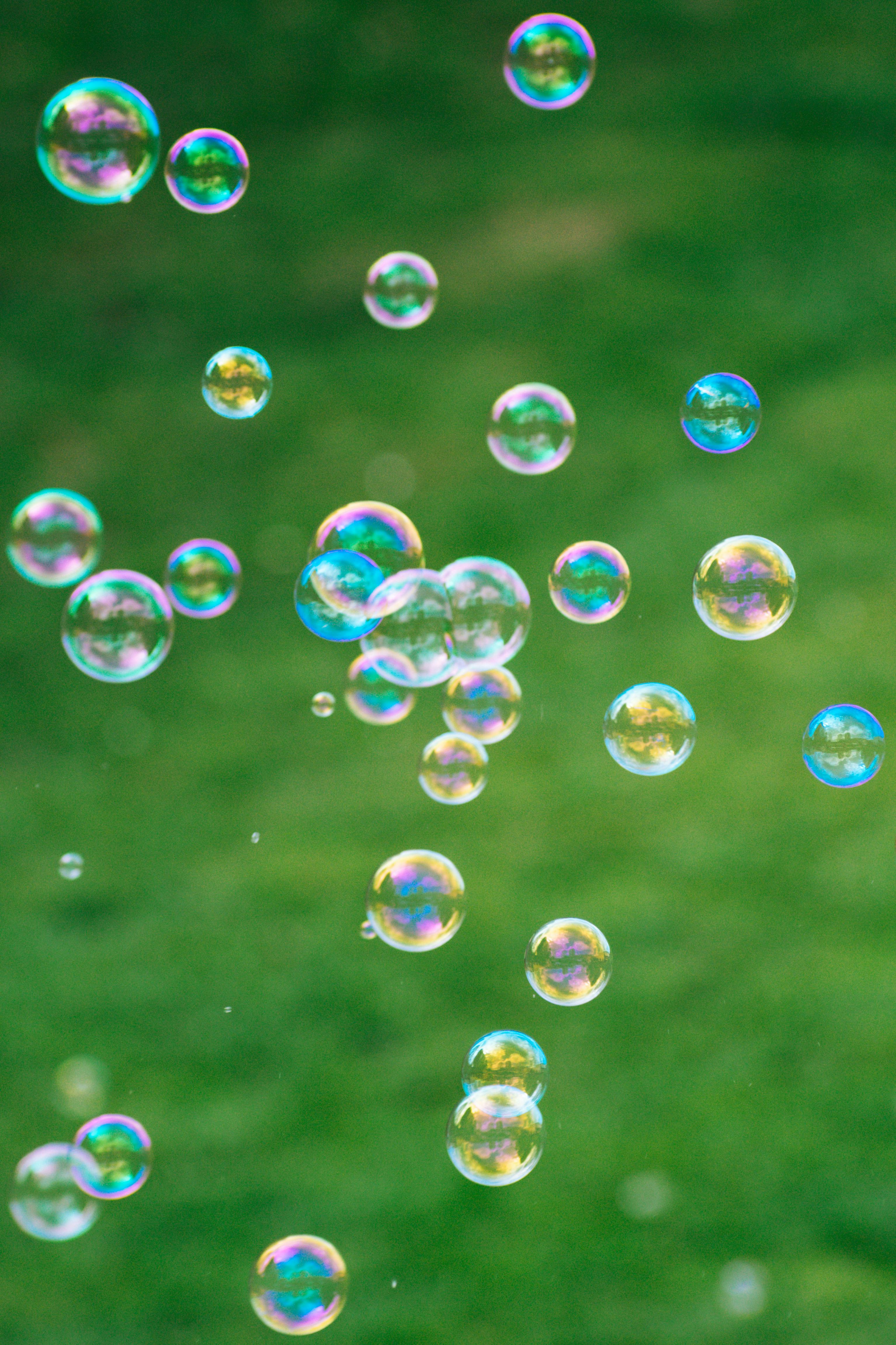 Lights and Floating Bubbles · Free Stock Photo