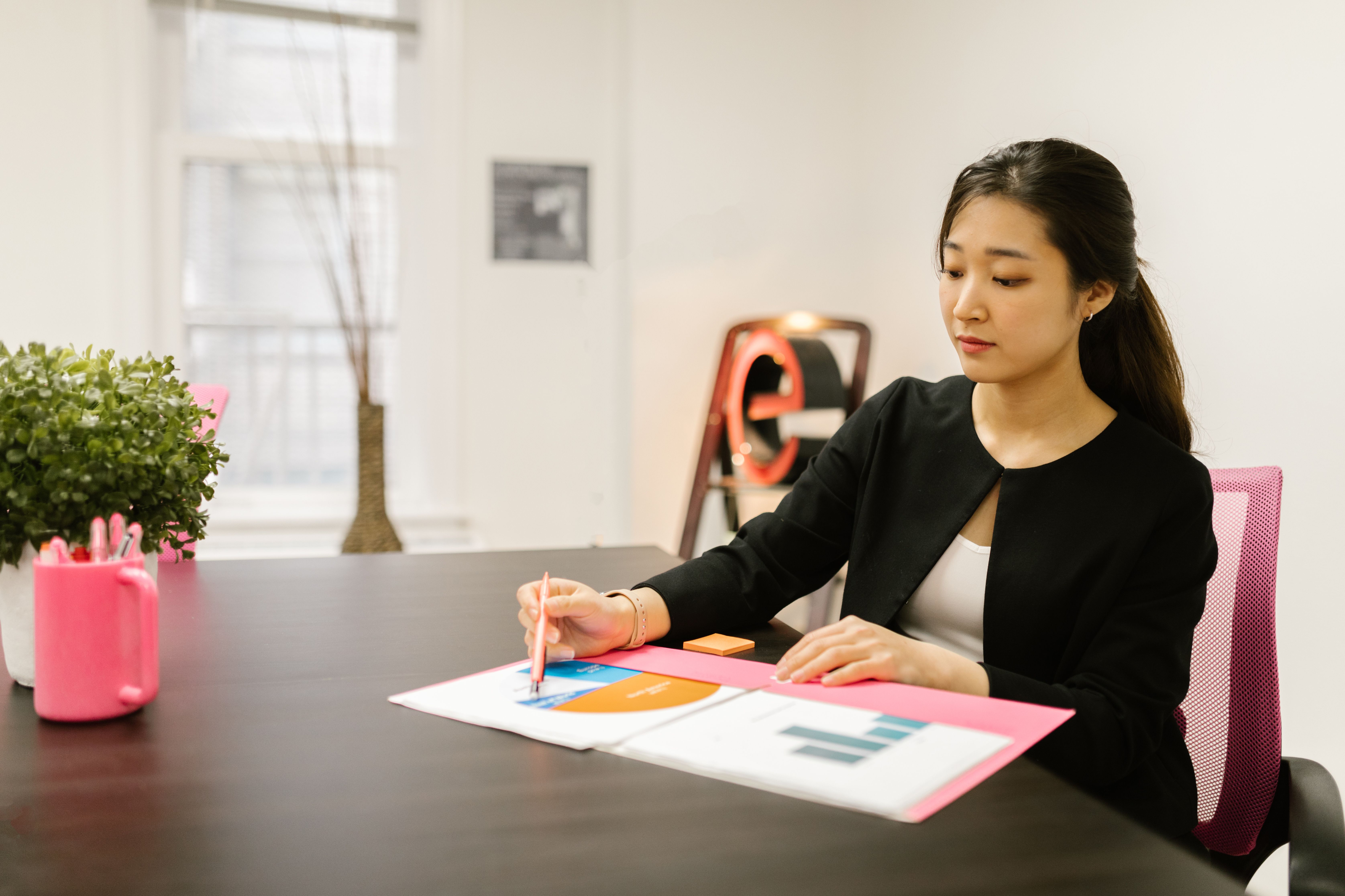 Woman in Messy Office · Free Stock Photo