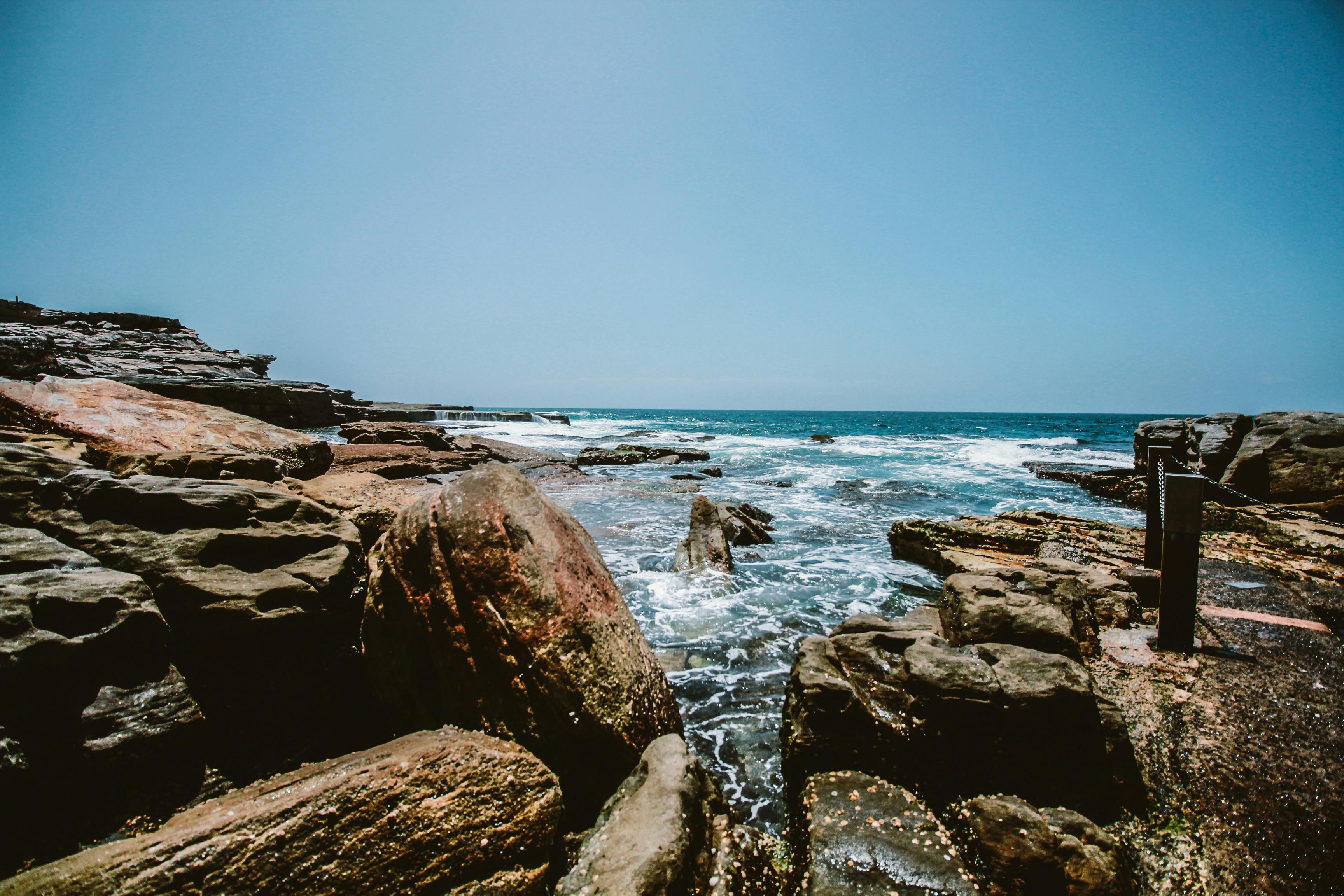 Rocks Near By The Ocean · Free Stock Photo