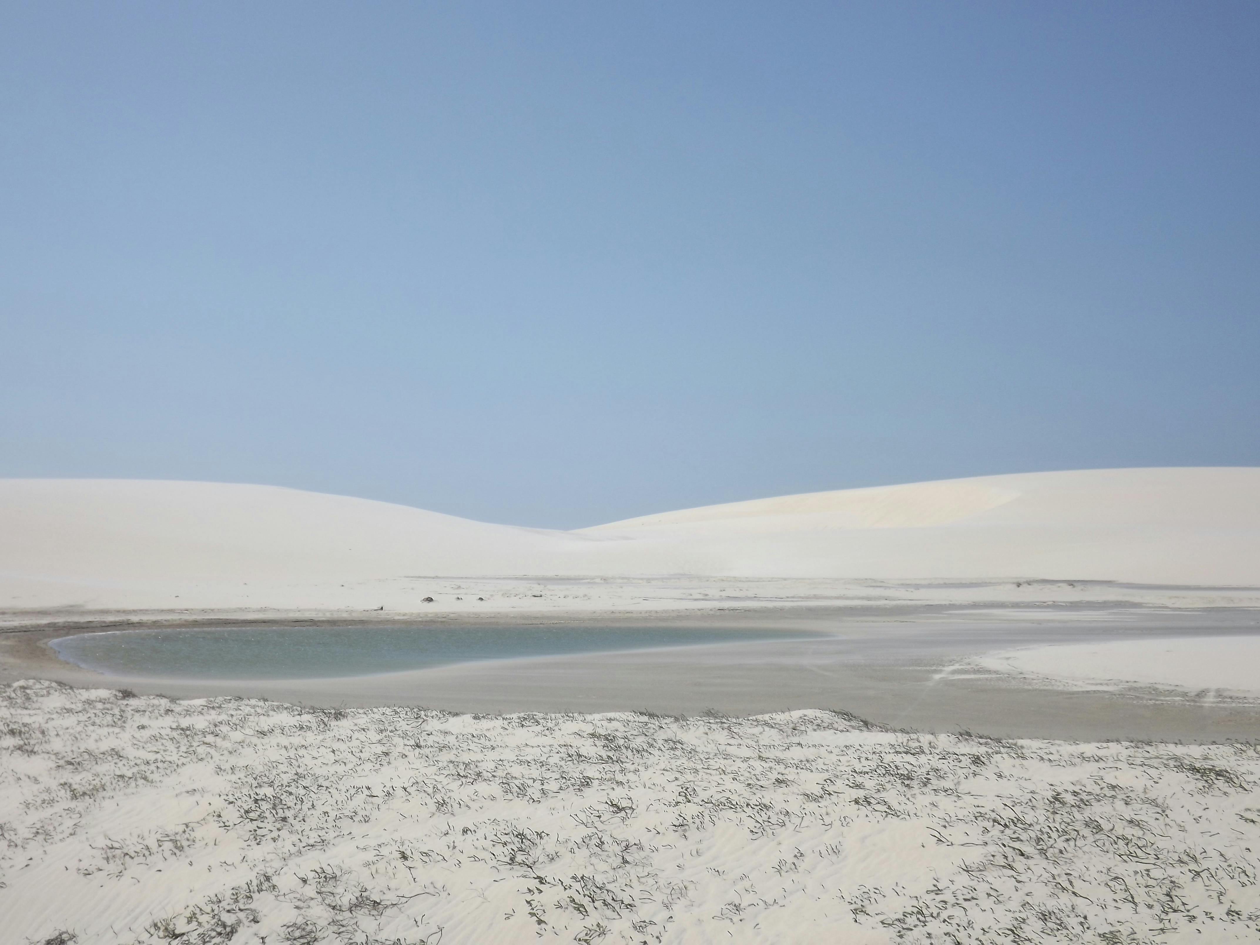 White Desert Under A Clear Sky · Free Stock Photo