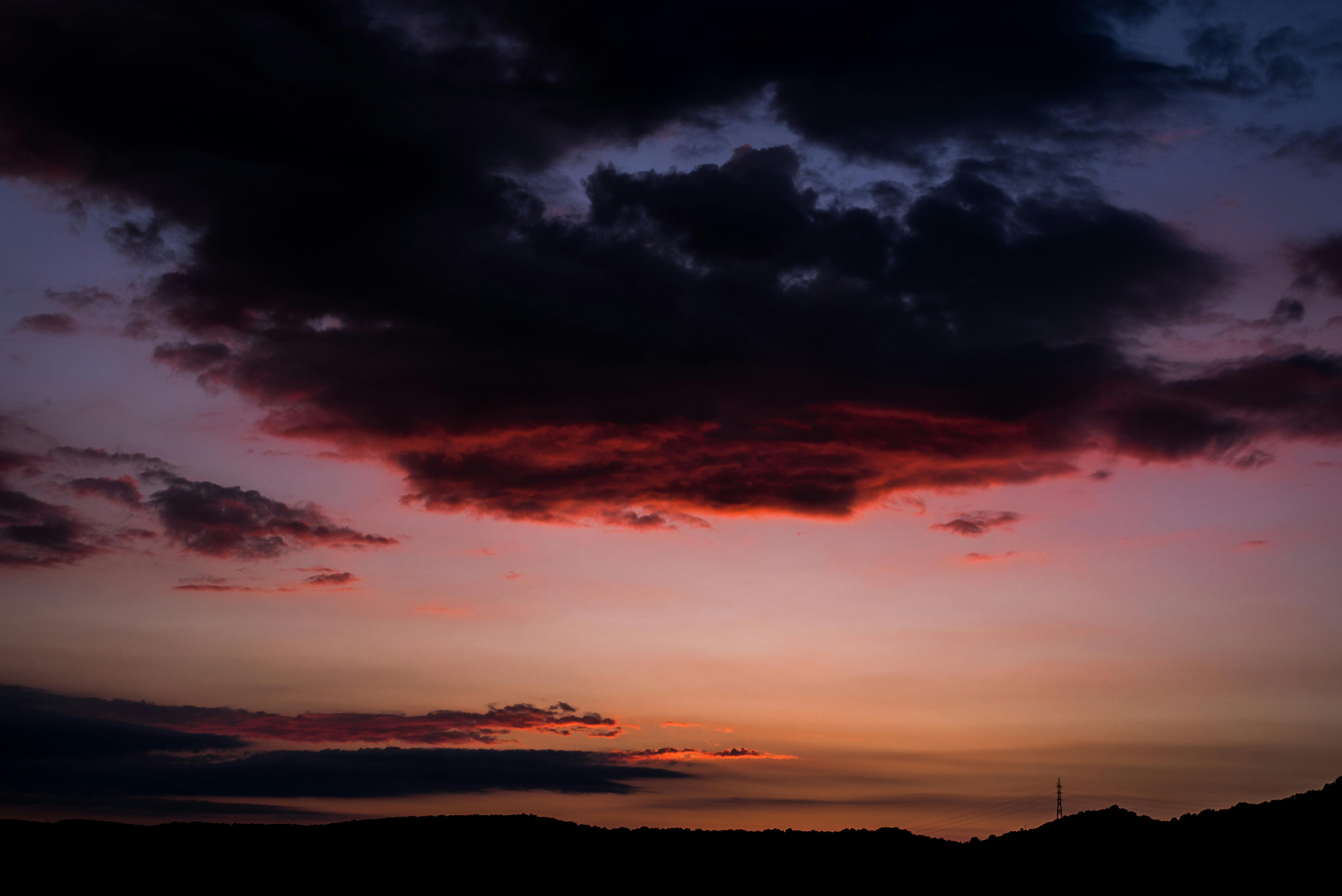 Symmetrical Photography of Clouds Covered Blue Sky · Free Stock Photo