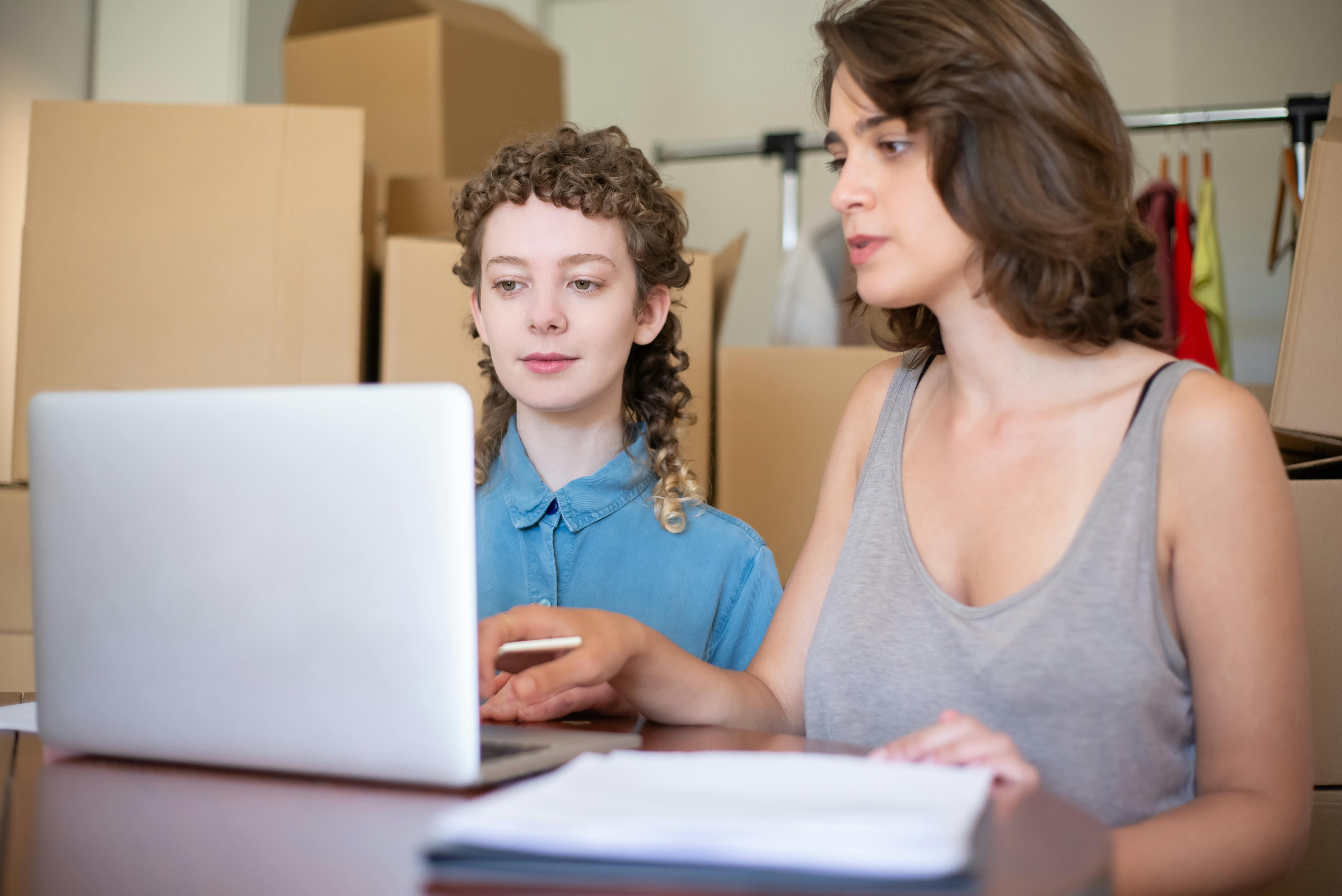 Women Having a Conversation white Sitting · Free Stock Photo