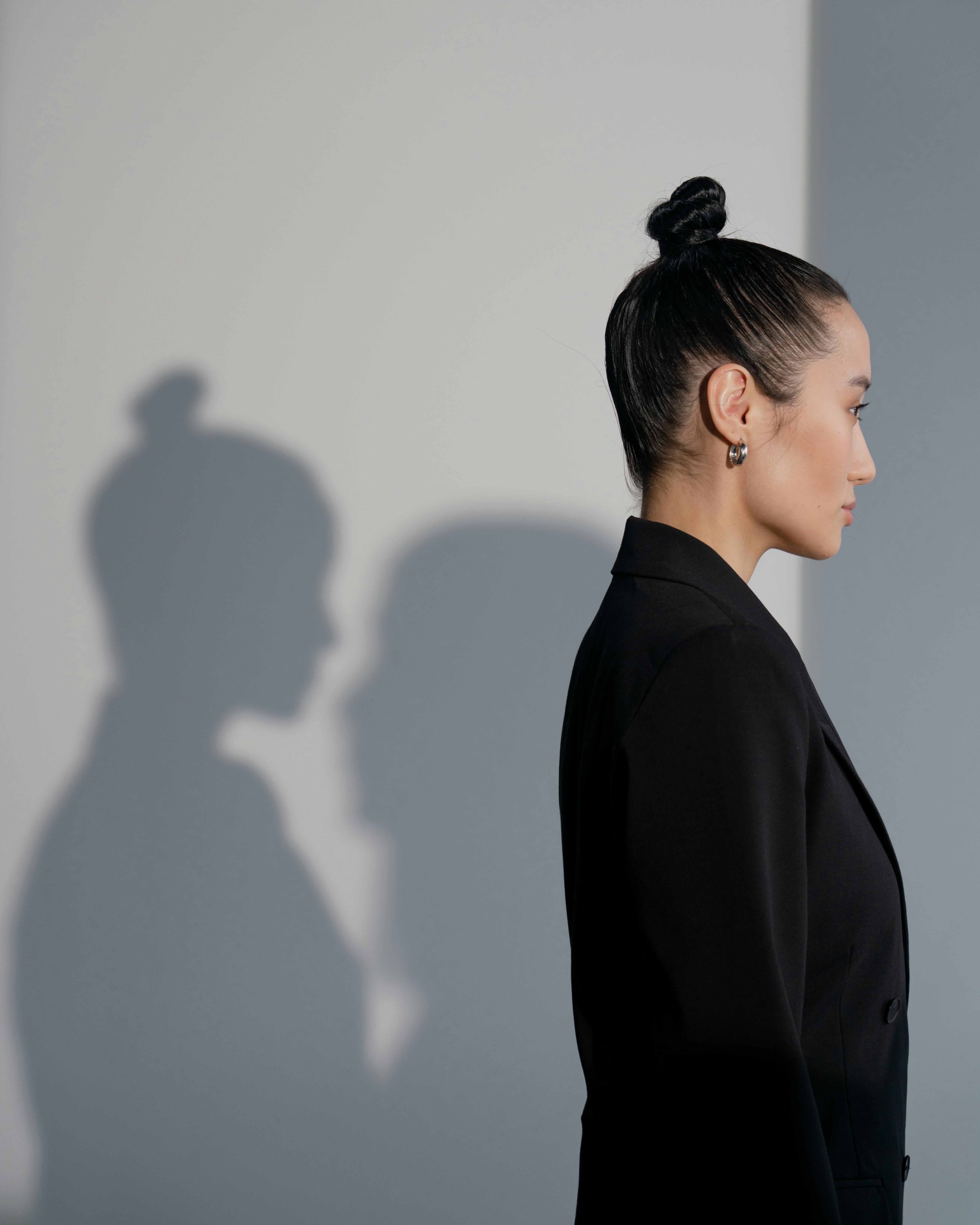 Side View of a Woman with Ponytail · Free Stock Photo