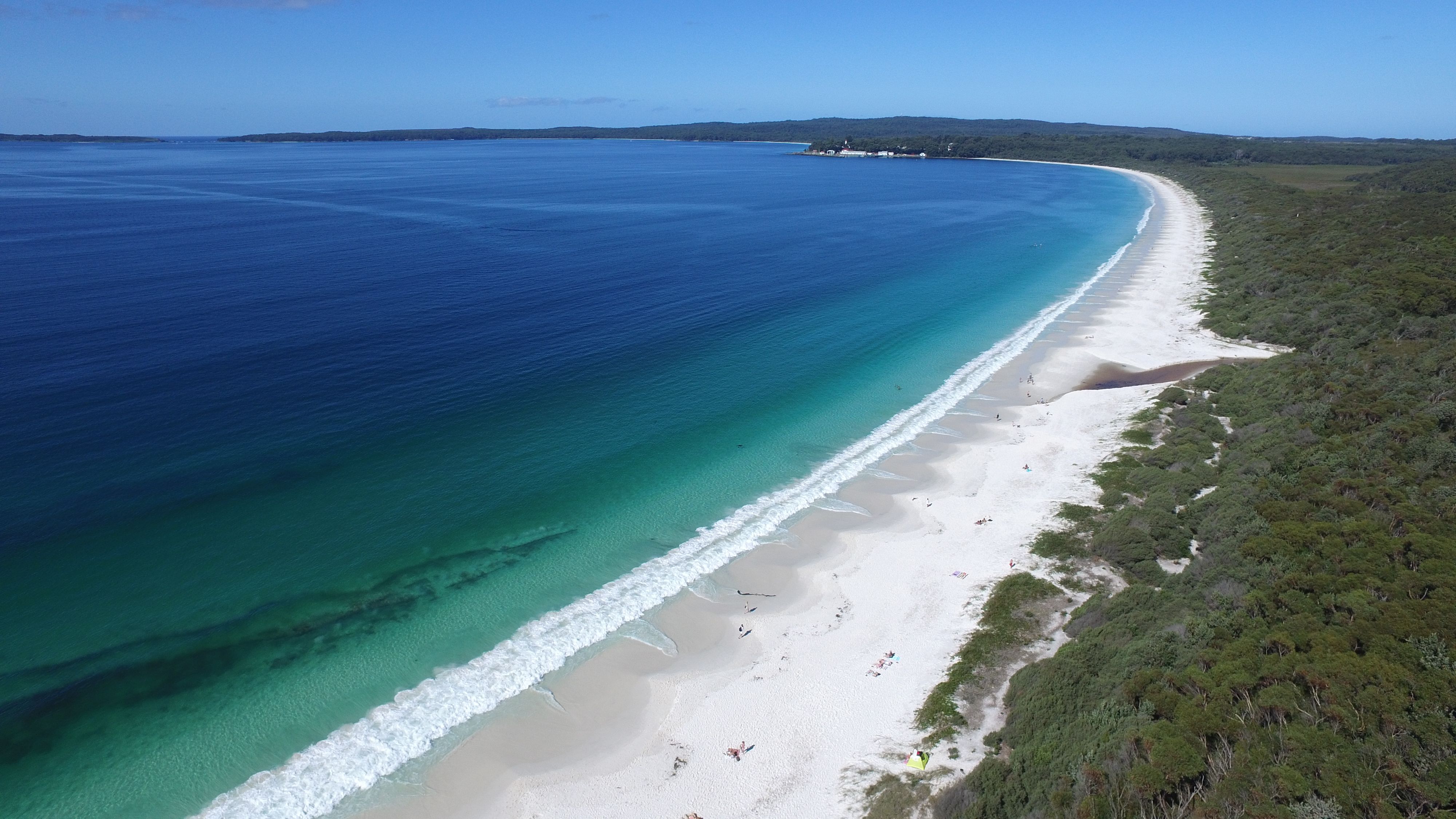 An Aerial Photography of a Beach with White Sand · Free Stock Photo