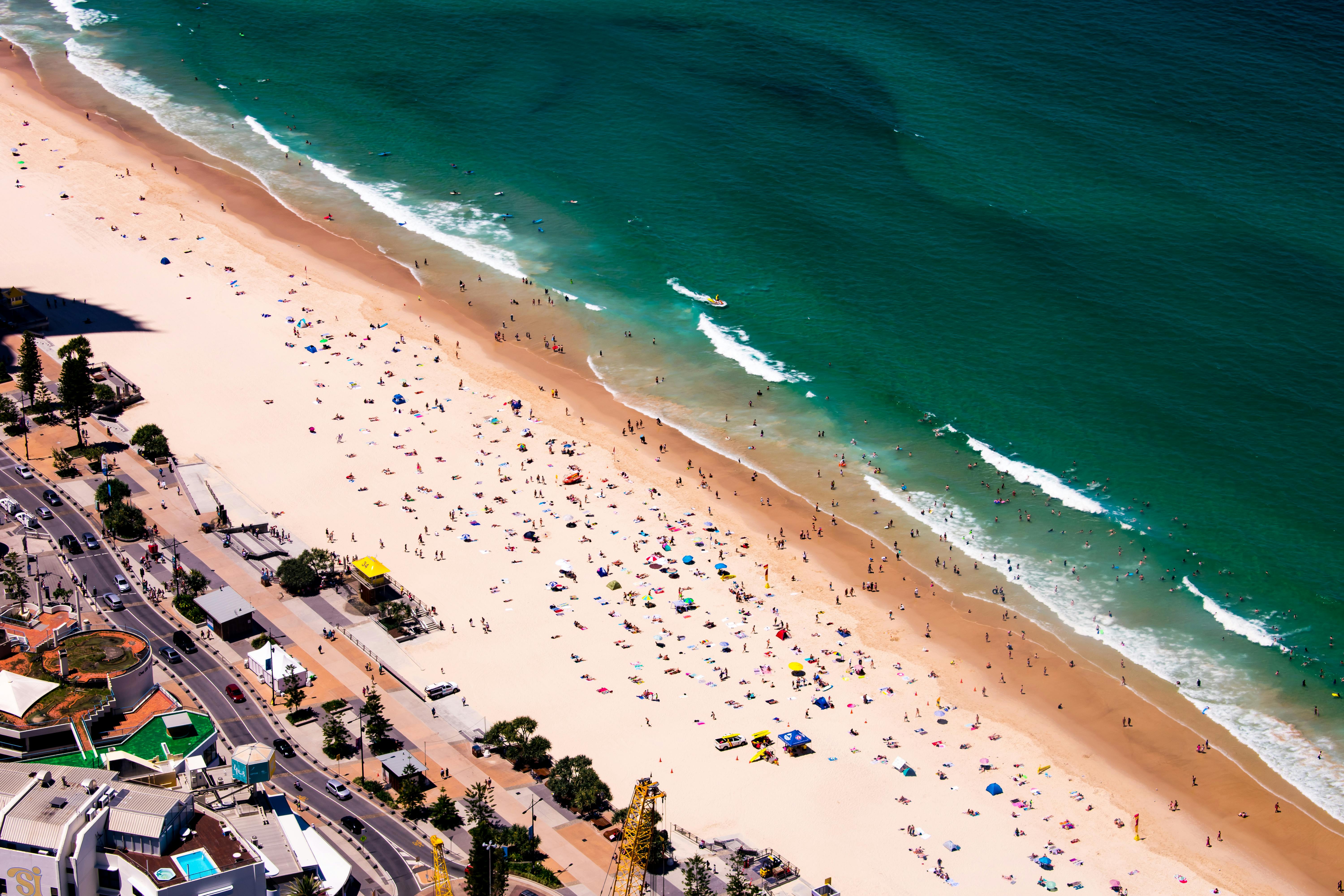 Bird's Eye View of Beach During Summer · Free Stock Photo