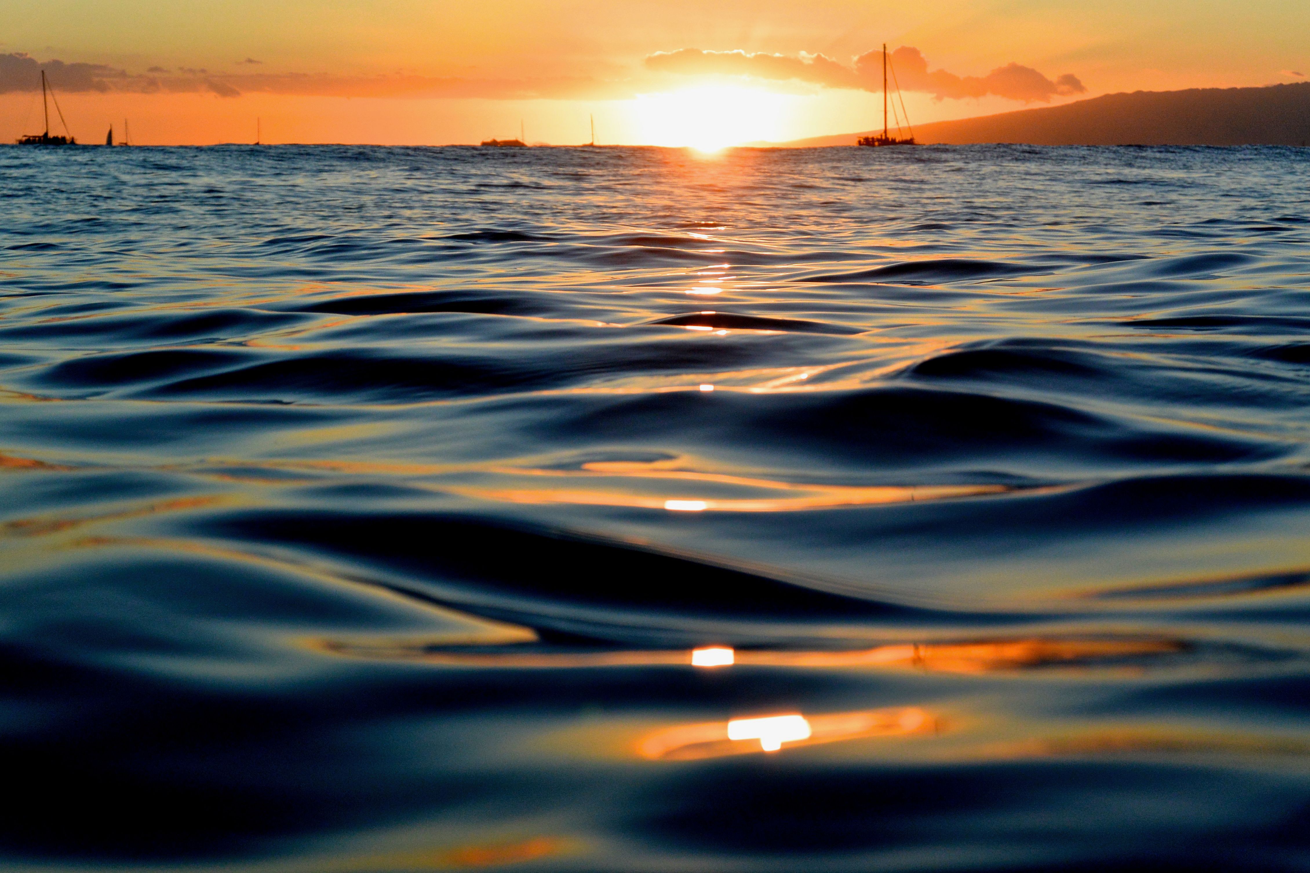 Body of Water during Golden Hour · Free Stock Photo