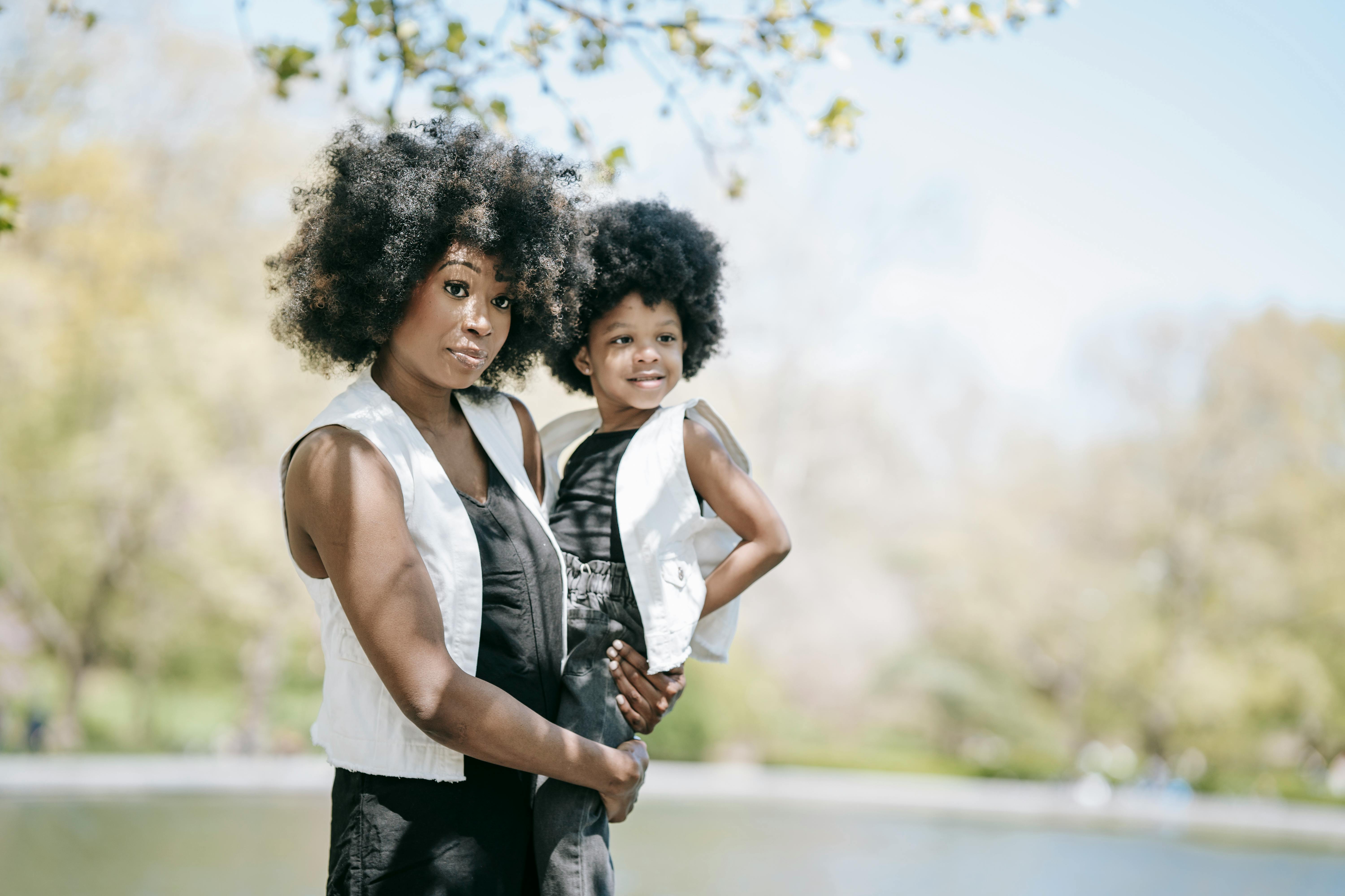 Mother and Daughter Wearing Matching Clothes · Free Stock Photo