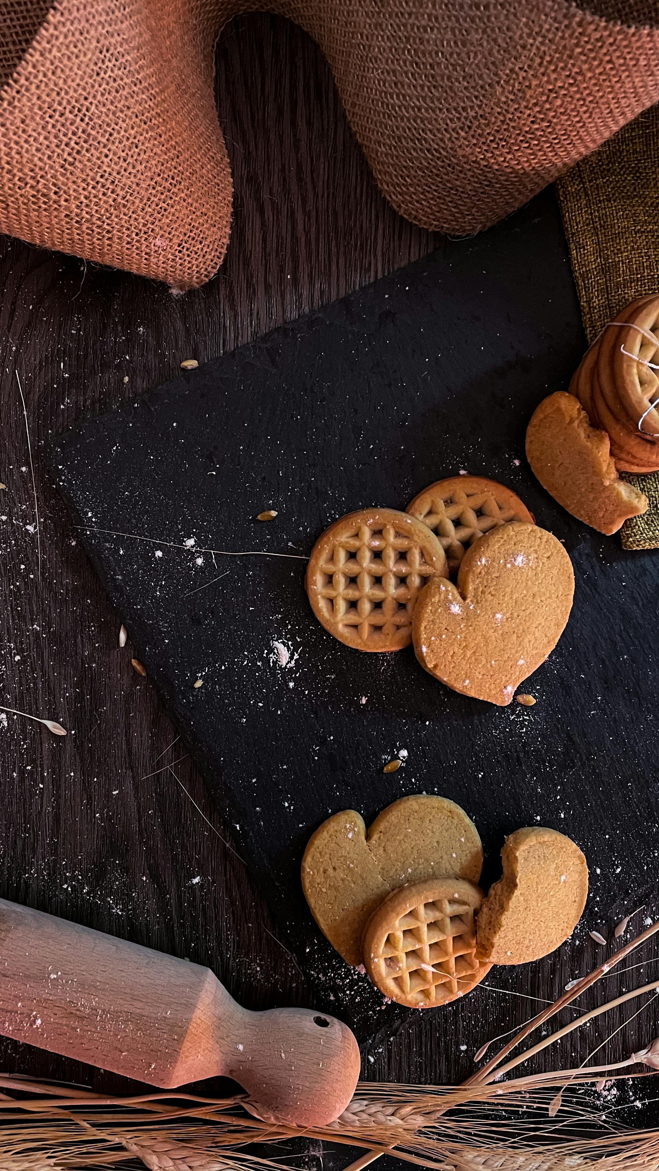 Stacked Sweet Cookies · Free Stock Photo