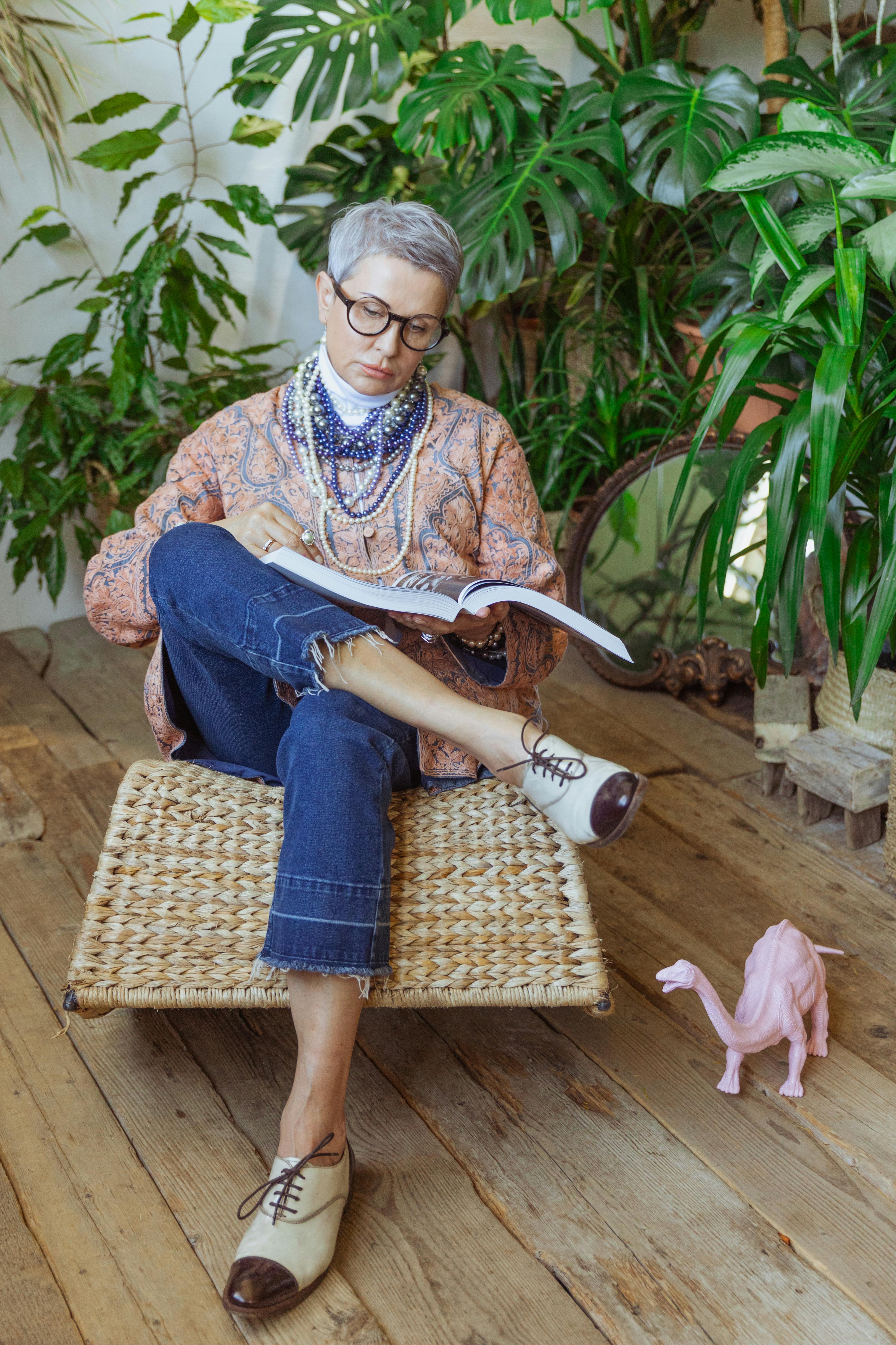 Photo of Short-haired Woman Reading · Free Stock Photo