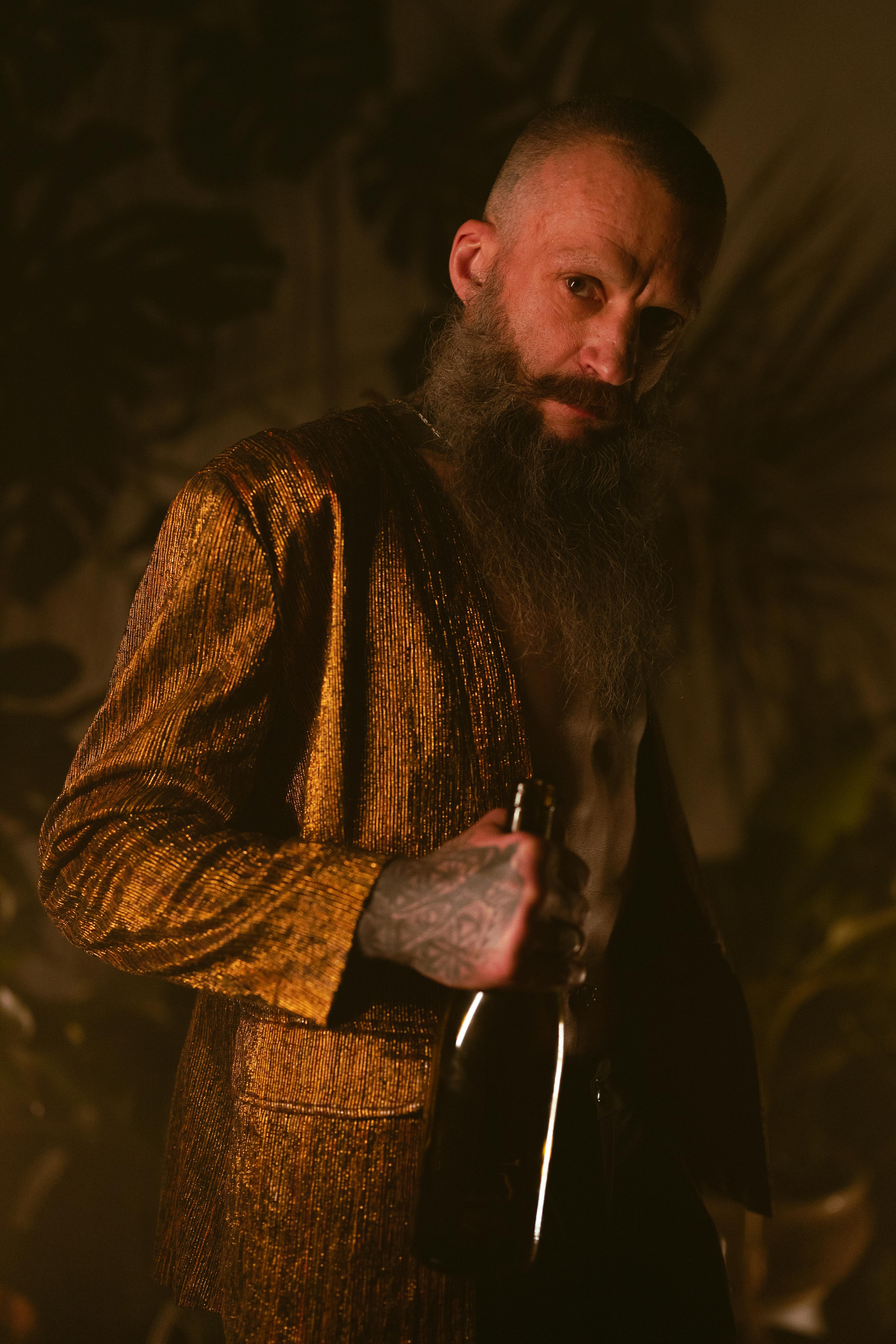 Photo of Man Gulping Beer · Free Stock Photo