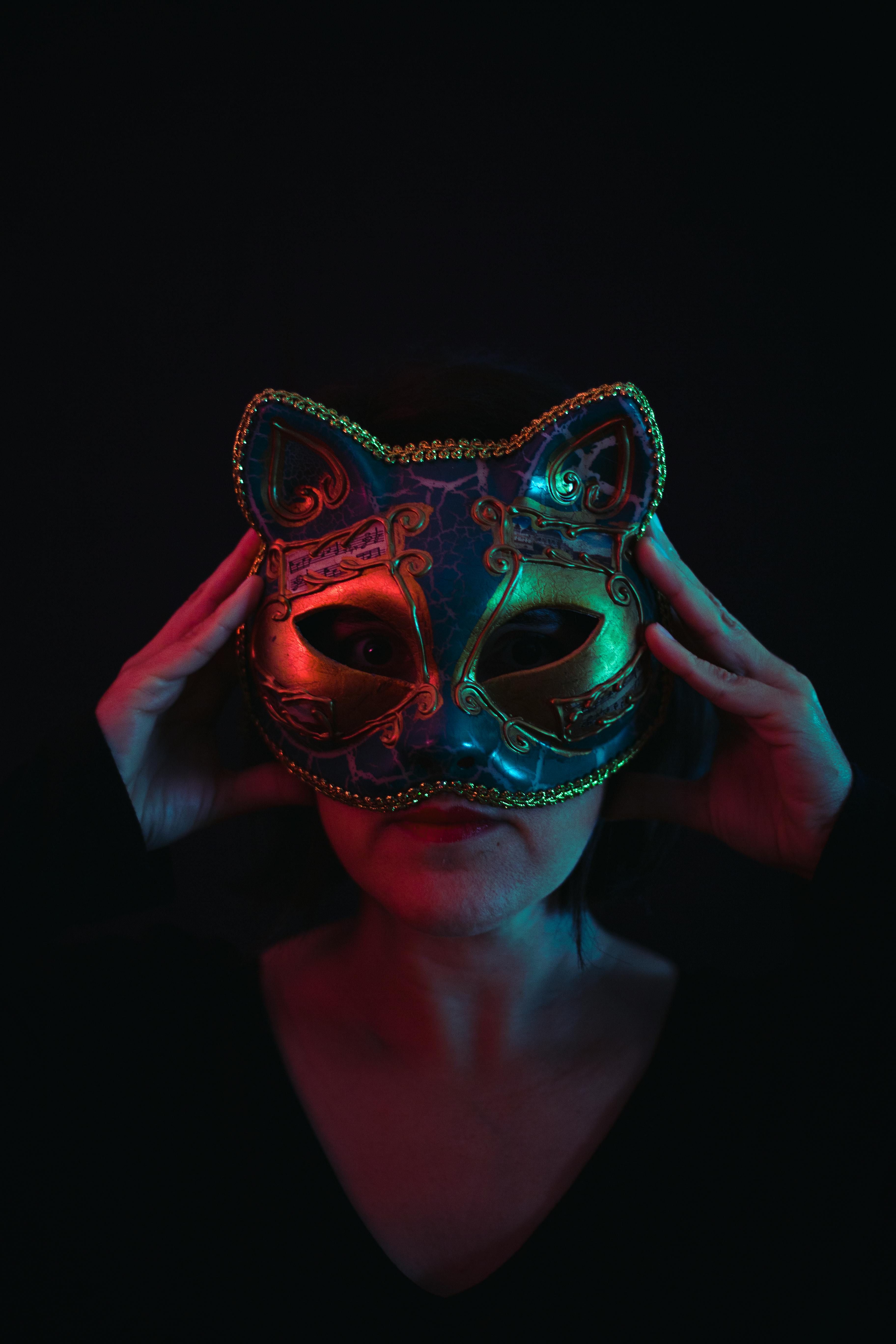A Person Wearing a Mask · Free Stock Photo