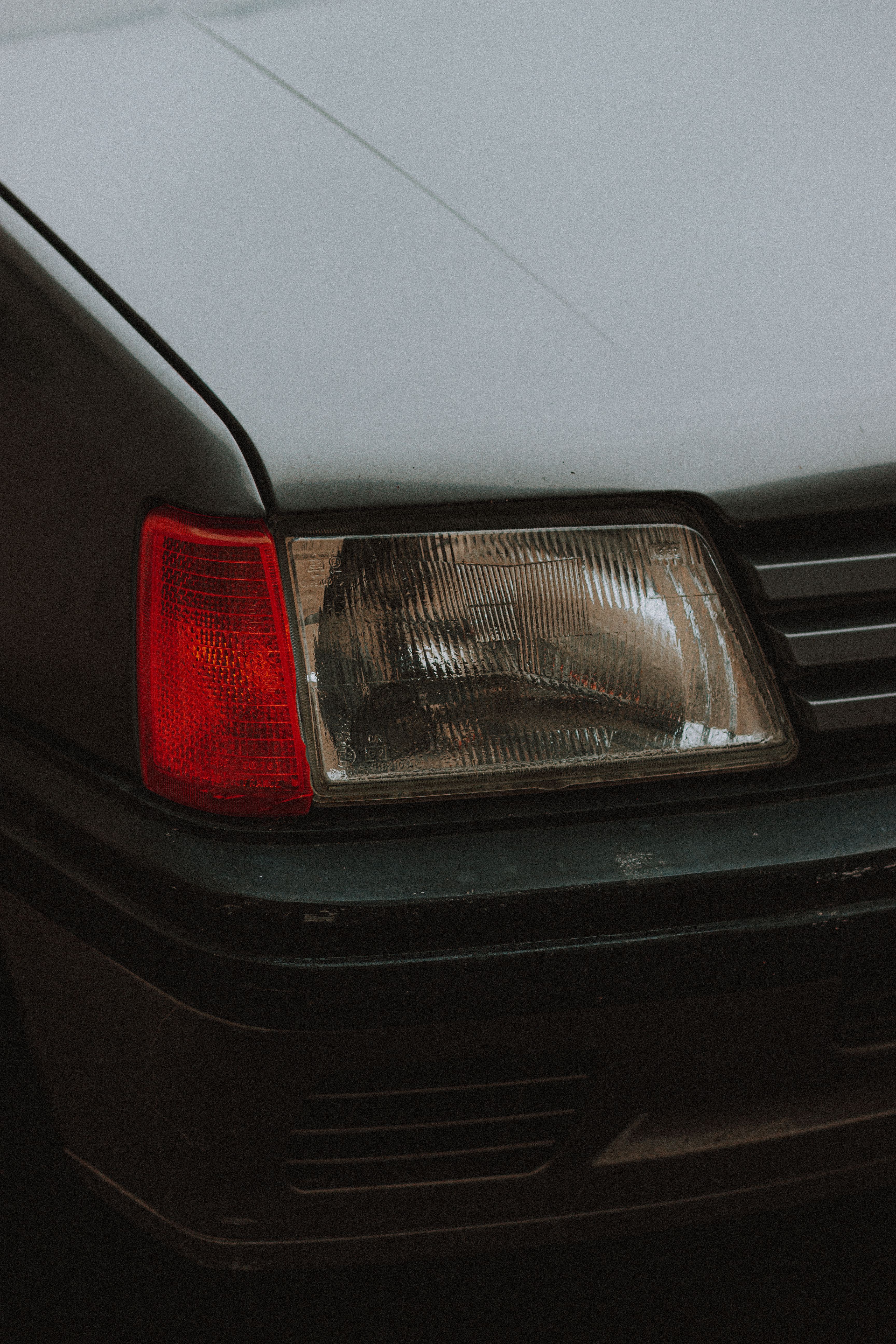 Close Up Shot of a Car Headlight · Free Stock Photo