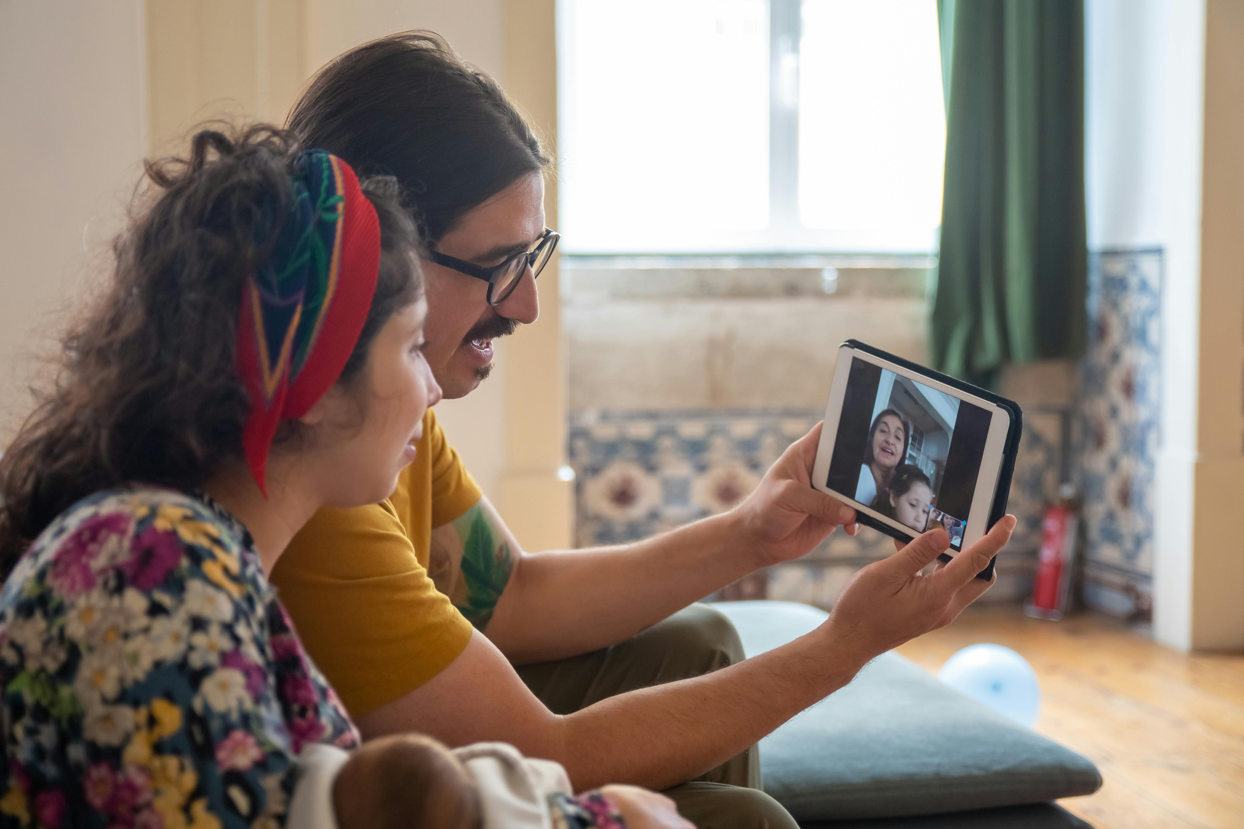 A Woman Having a Virtual Meeting · Free Stock Photo