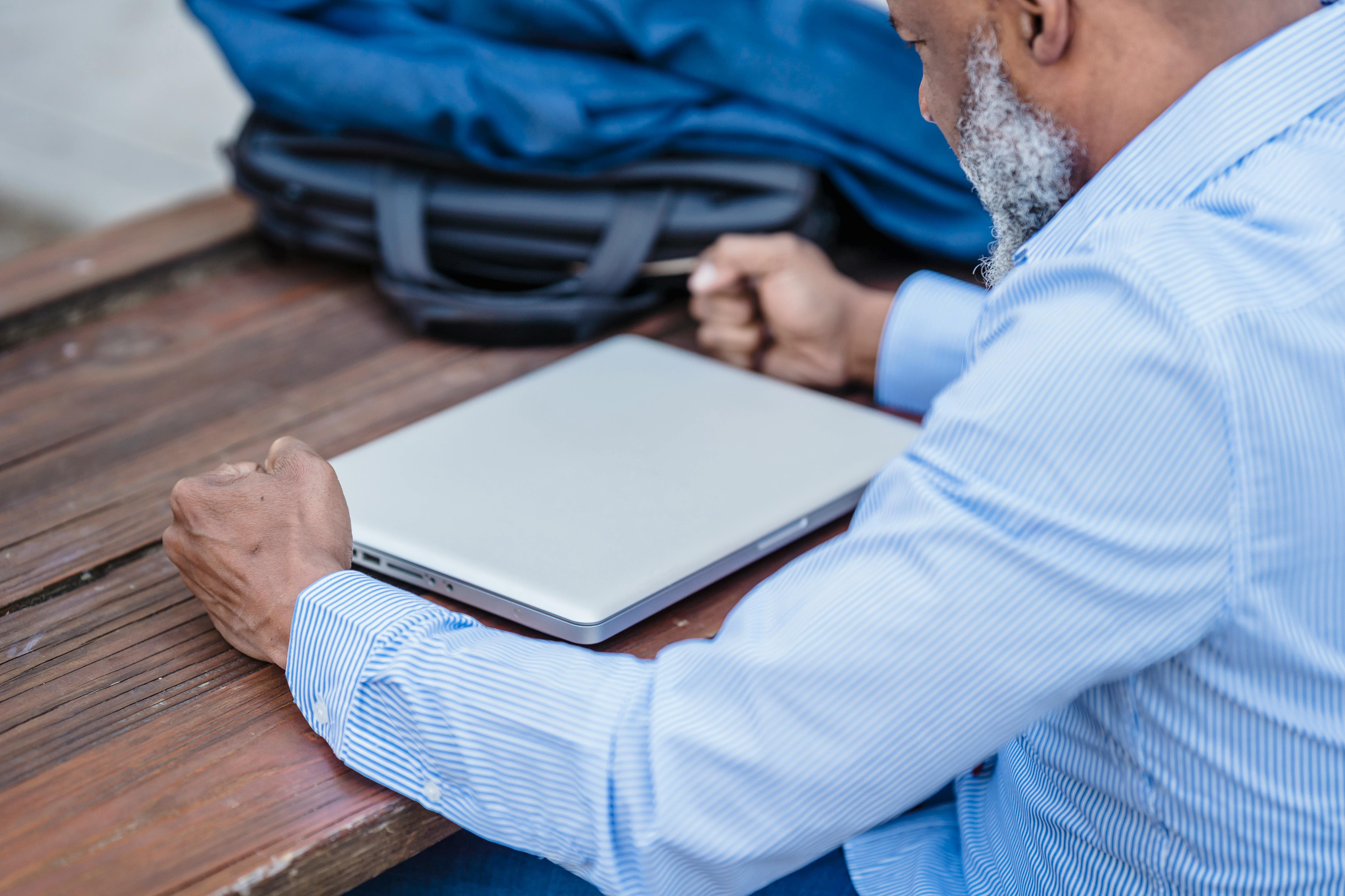 Laptop on a Table · Free Stock Photo