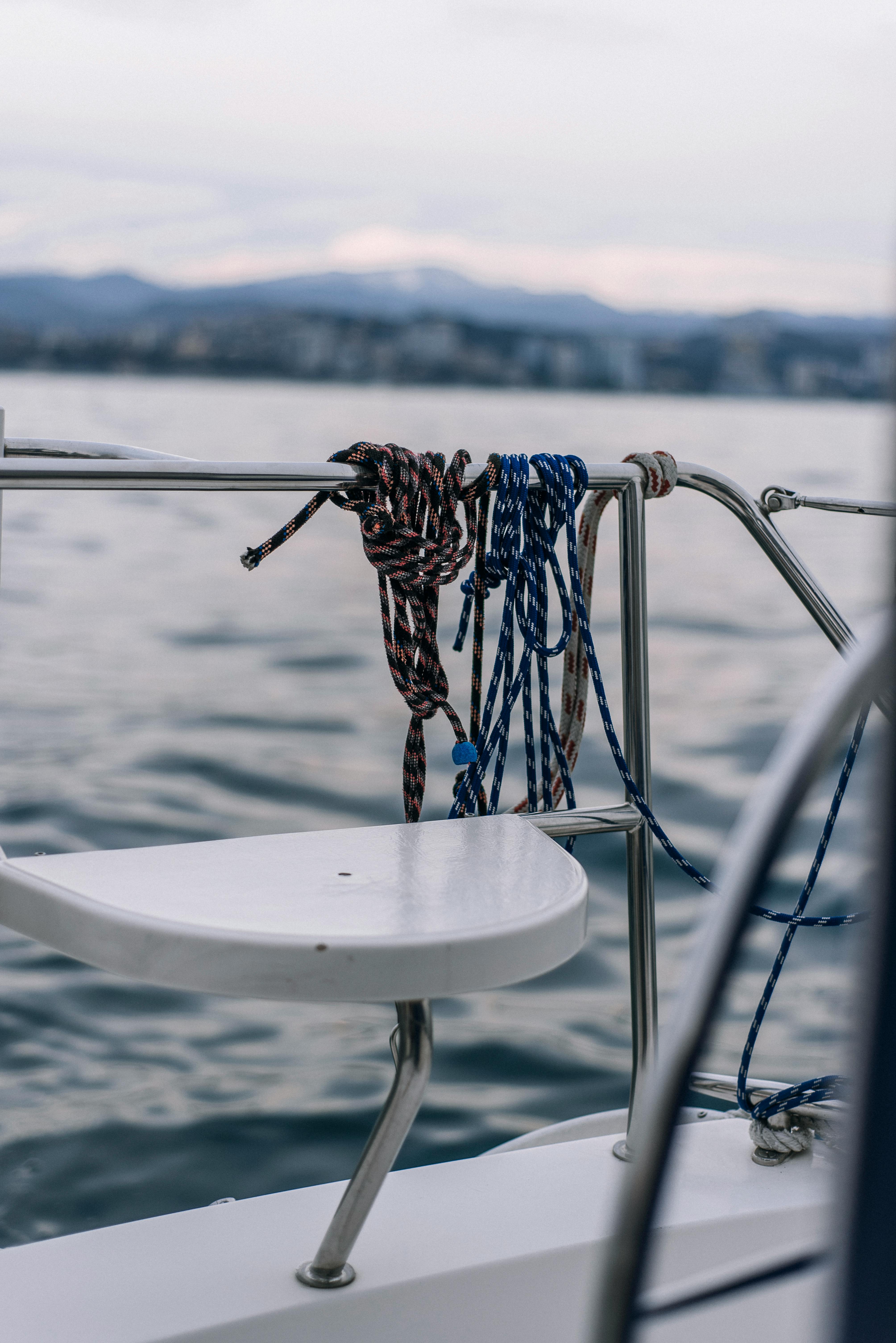 Brown and Blue Striped Ropes · Free Stock Photo