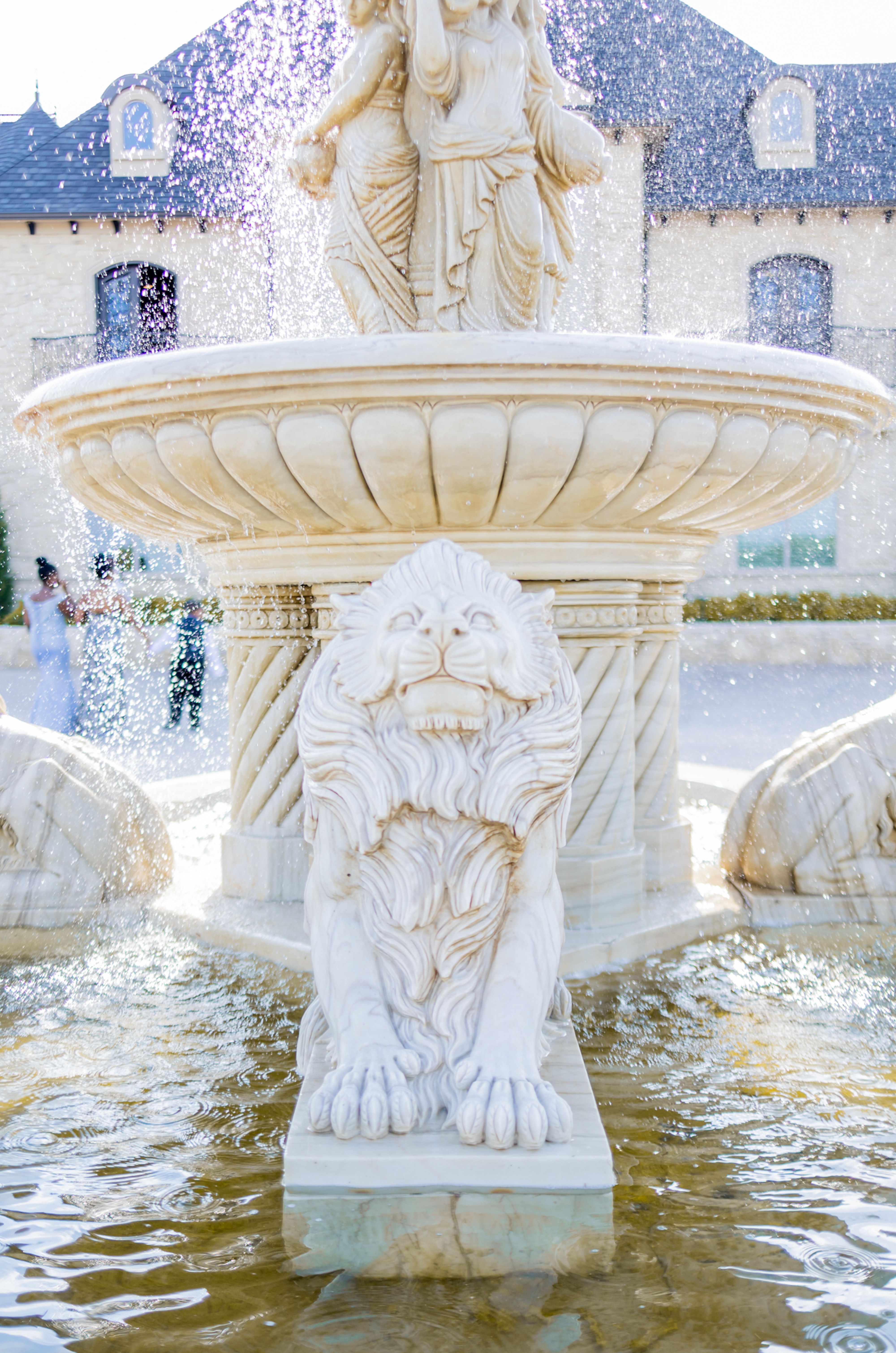 Stone Statue in the Water Fountain · Free Stock Photo