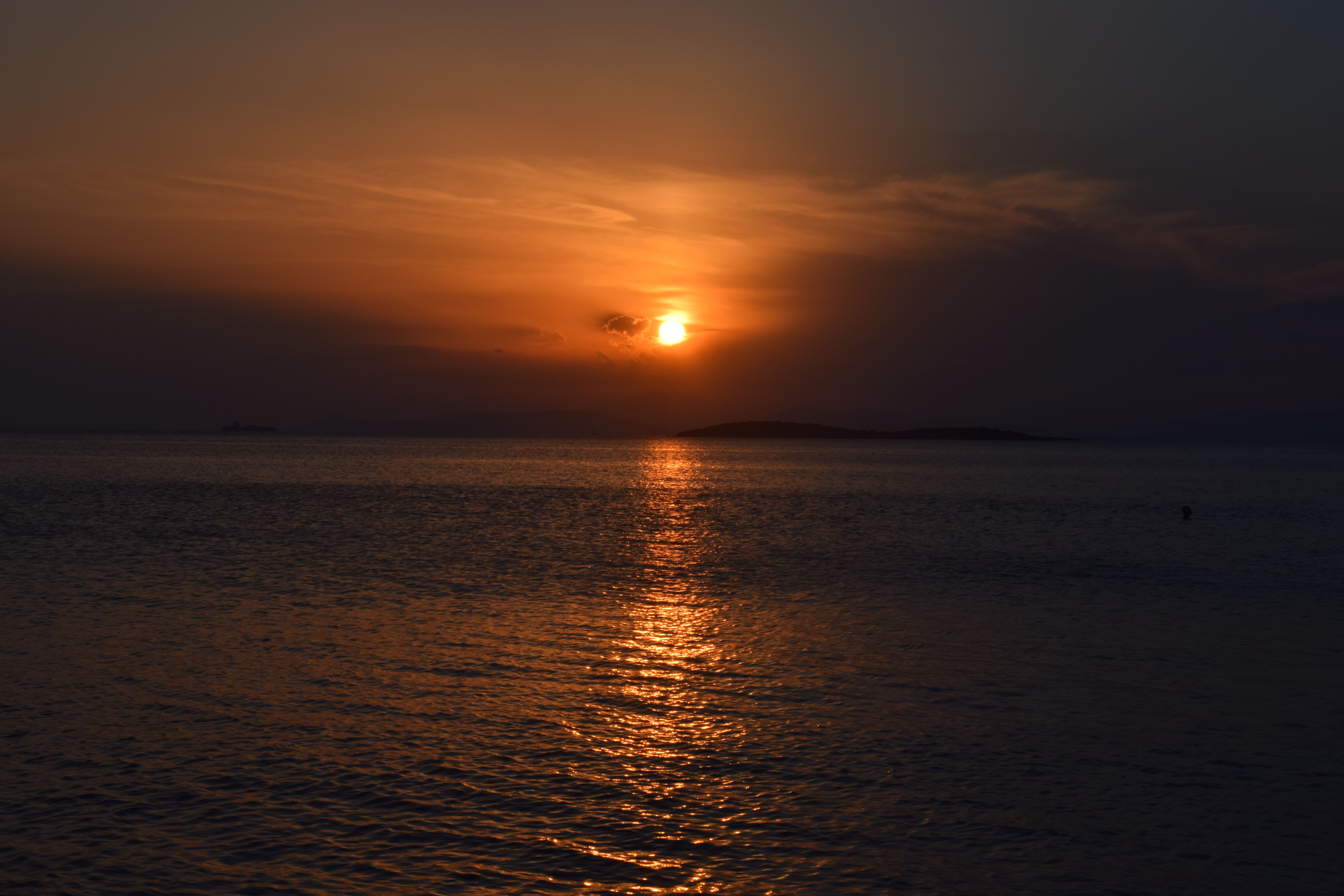 Sunlight over Sea at Sunset · Free Stock Photo