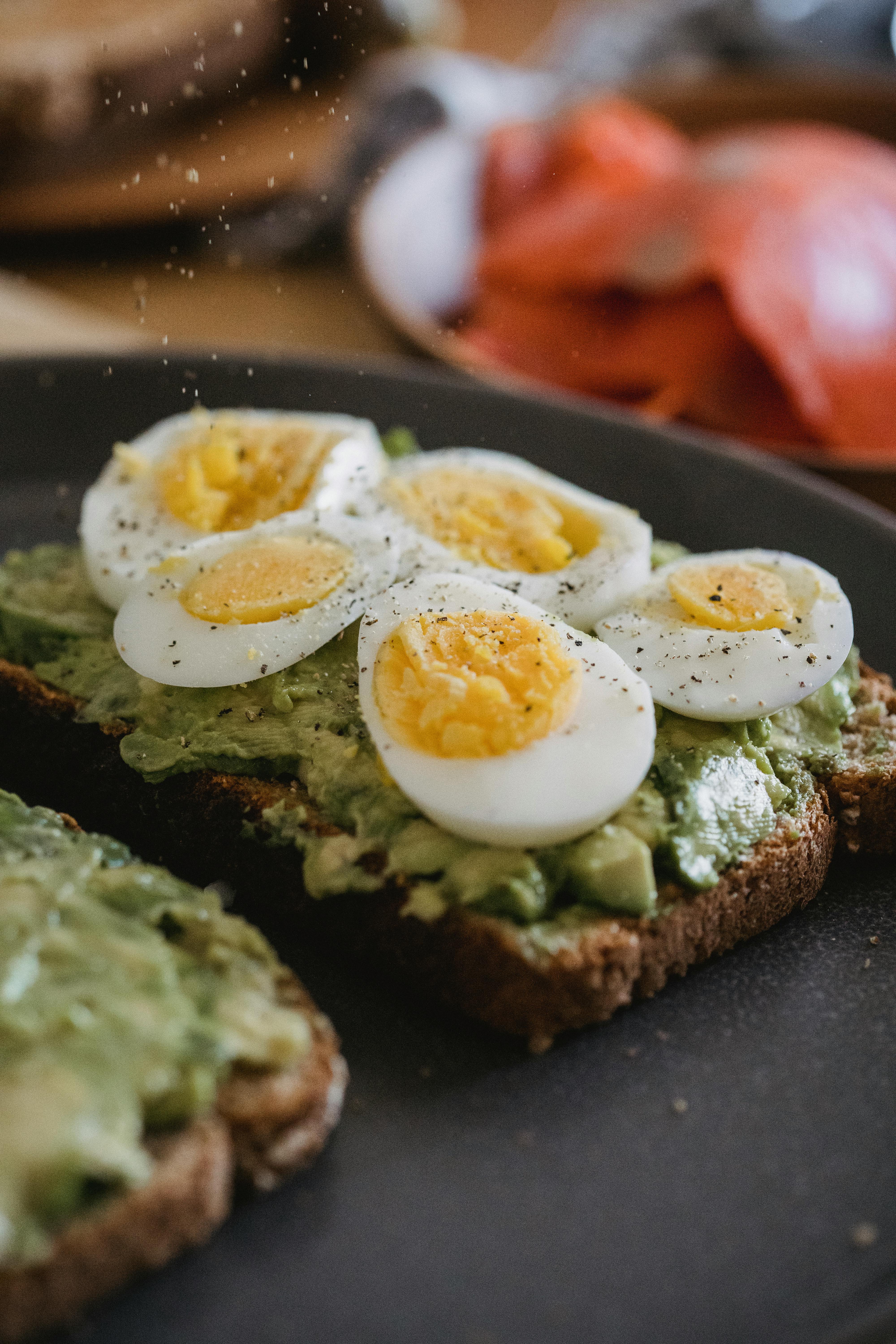Toast Decorated with Pink Flowers on a Ceramic Plate · Free Stock Photo