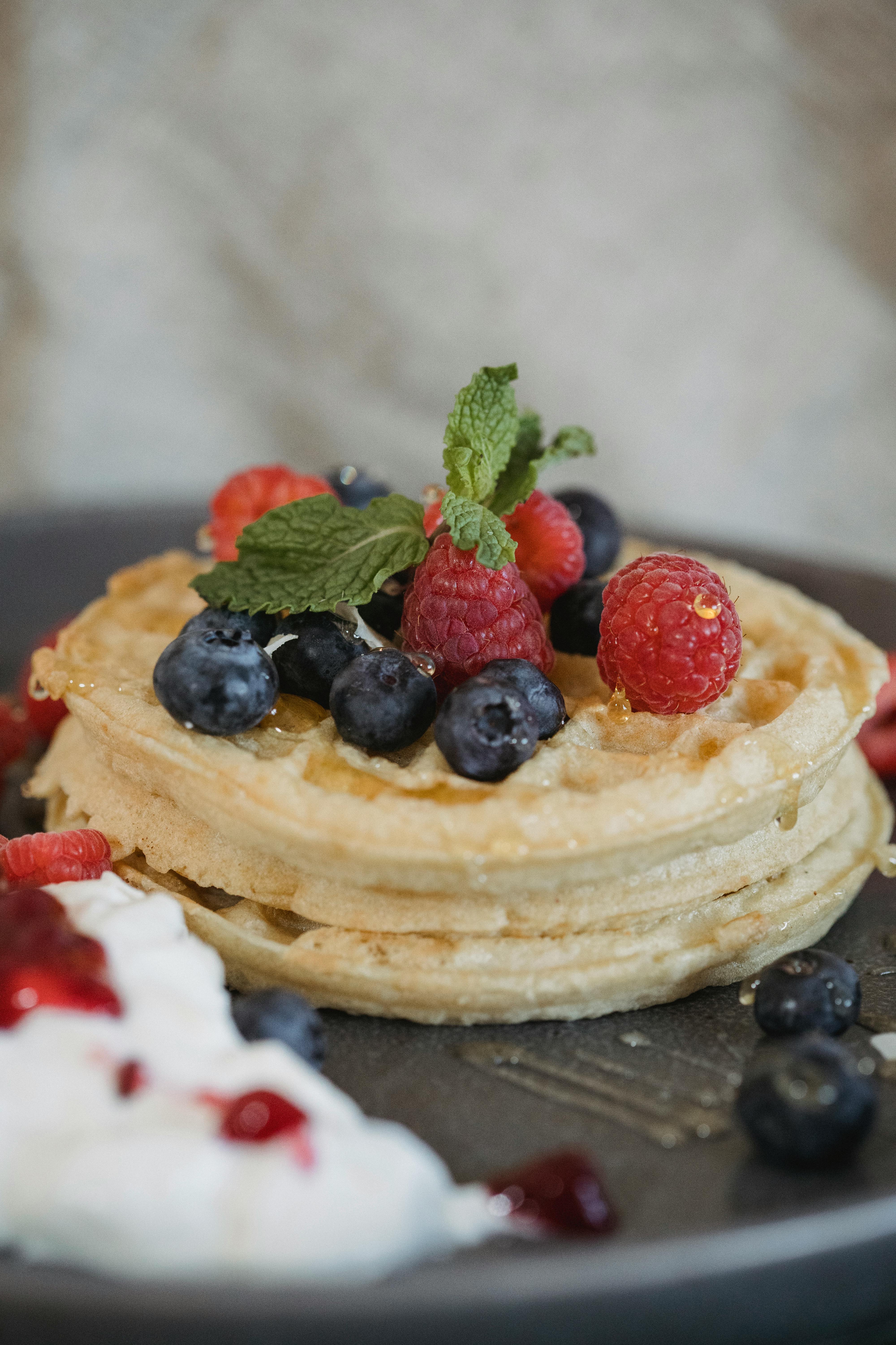 A Stack of Waffles on a Plate · Free Stock Photo