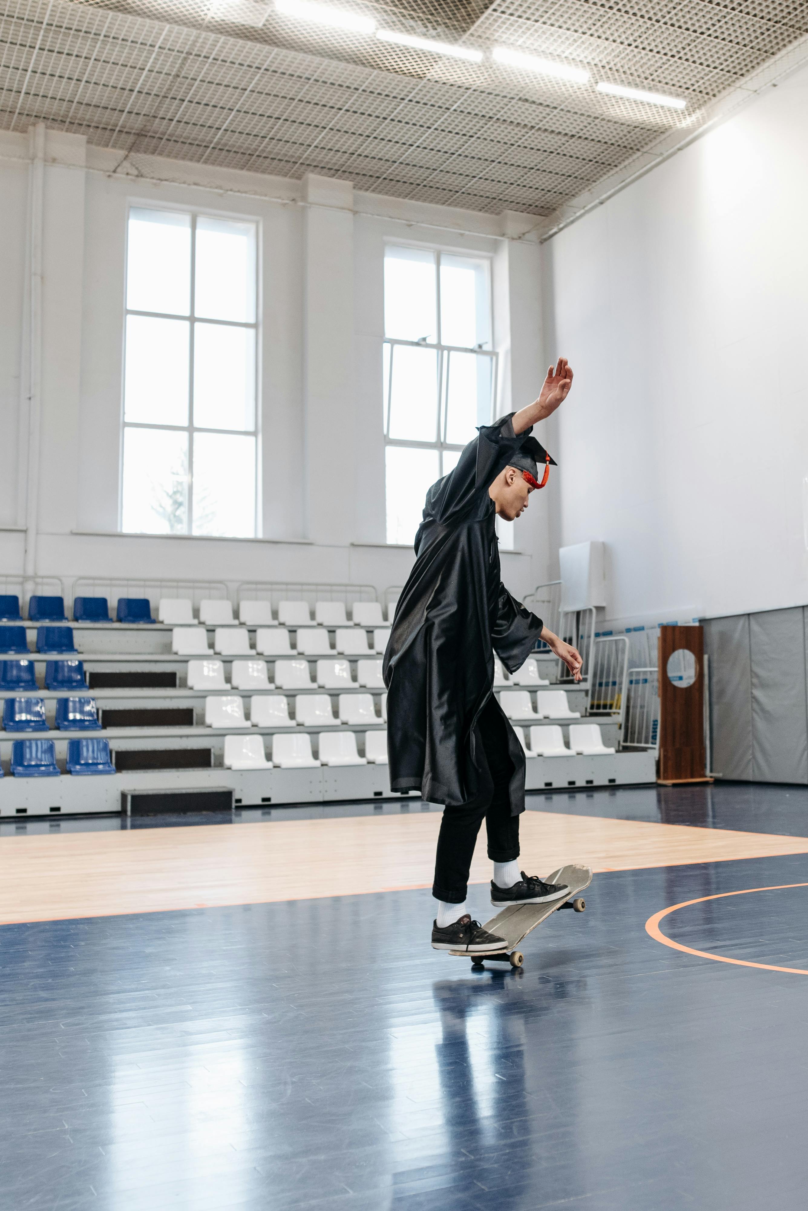 Photo of Man Playing with Skateboard · Free Stock Photo