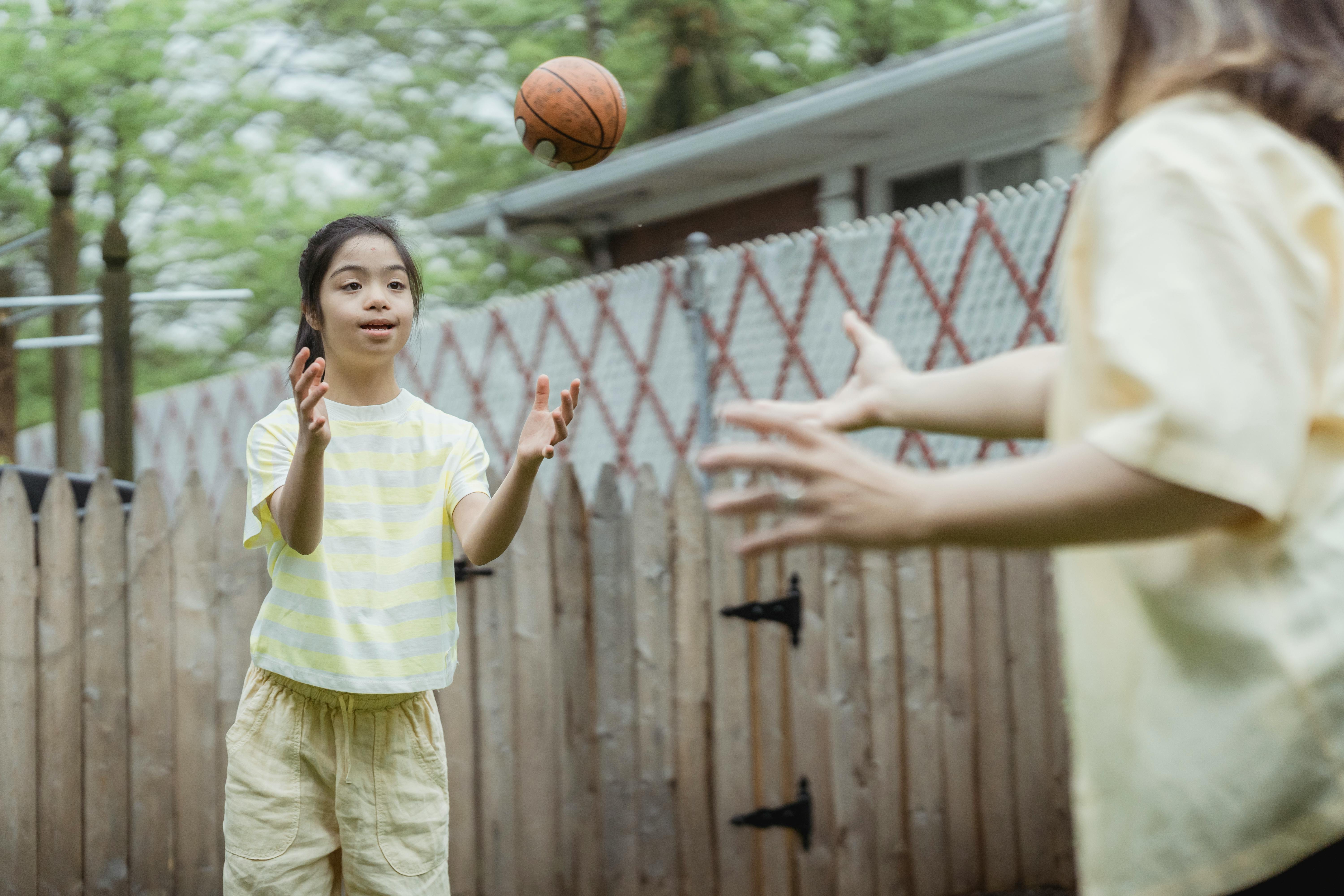 Cute Girl playing Ball Games · Free Stock Photo