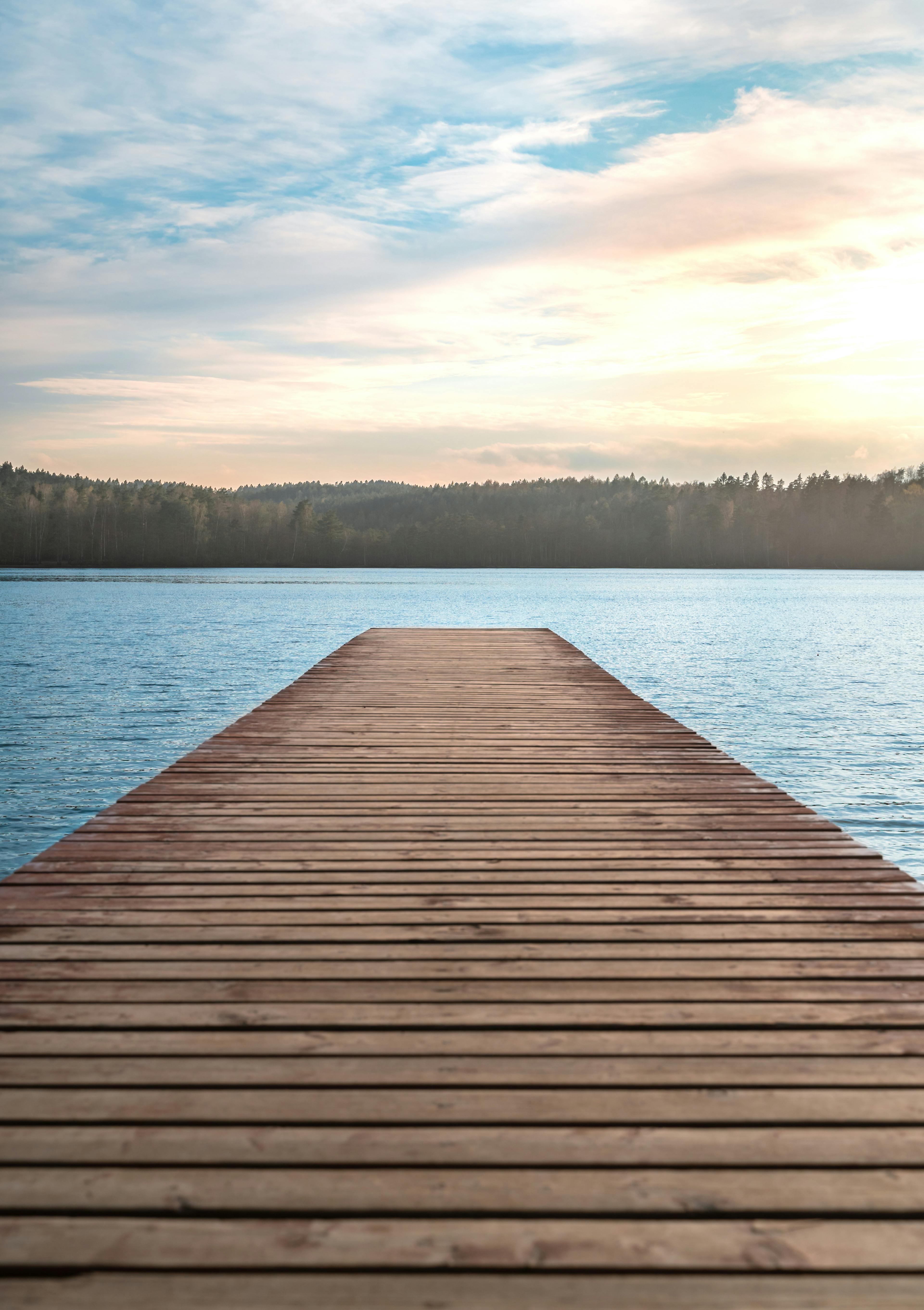 A Boardwalk Near Body of Water · Free Stock Photo