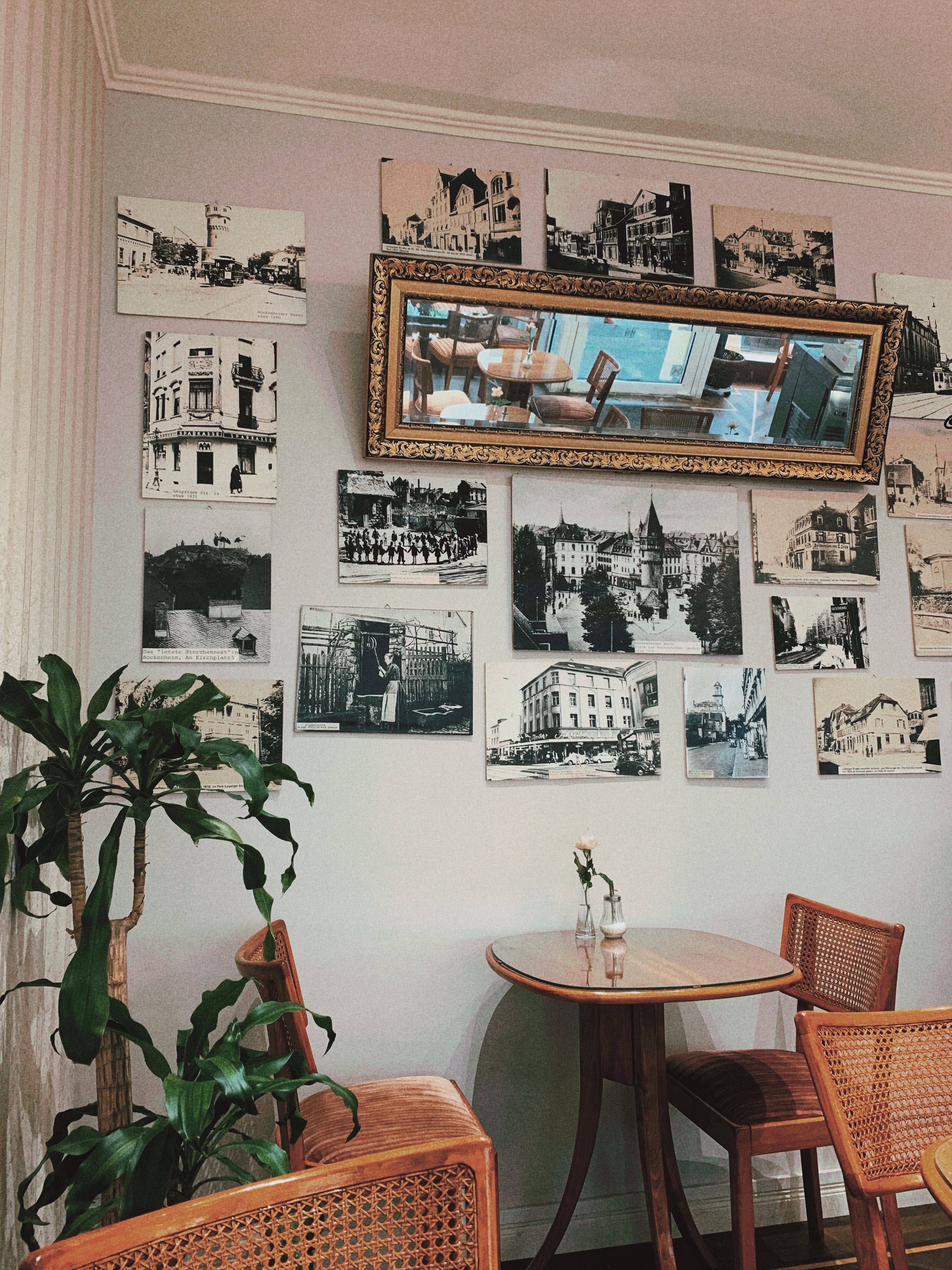 Retro Photos on a Wall · Free Stock Photo