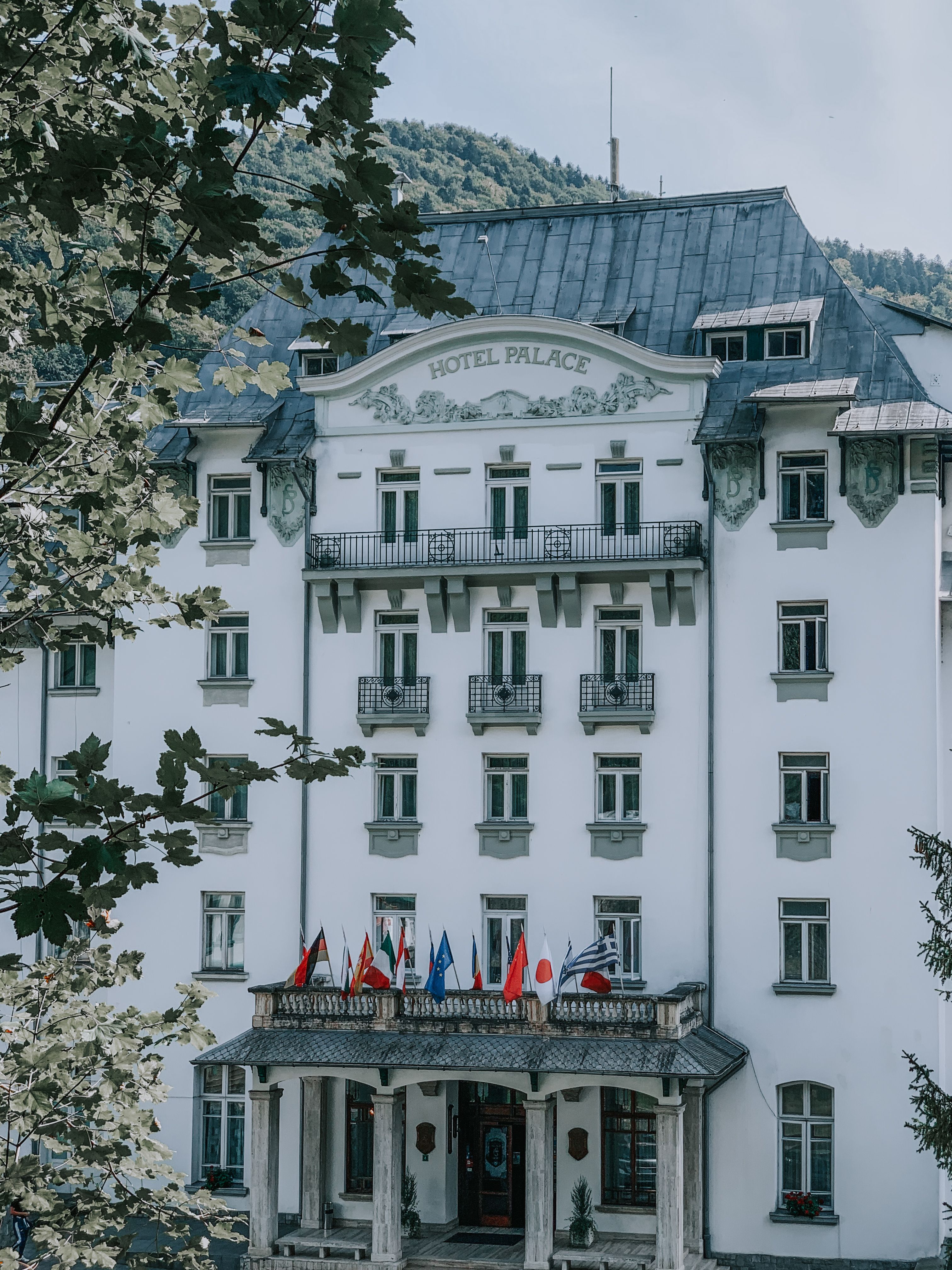 A Concrete Hotel Building With Balconies · Free Stock Photo