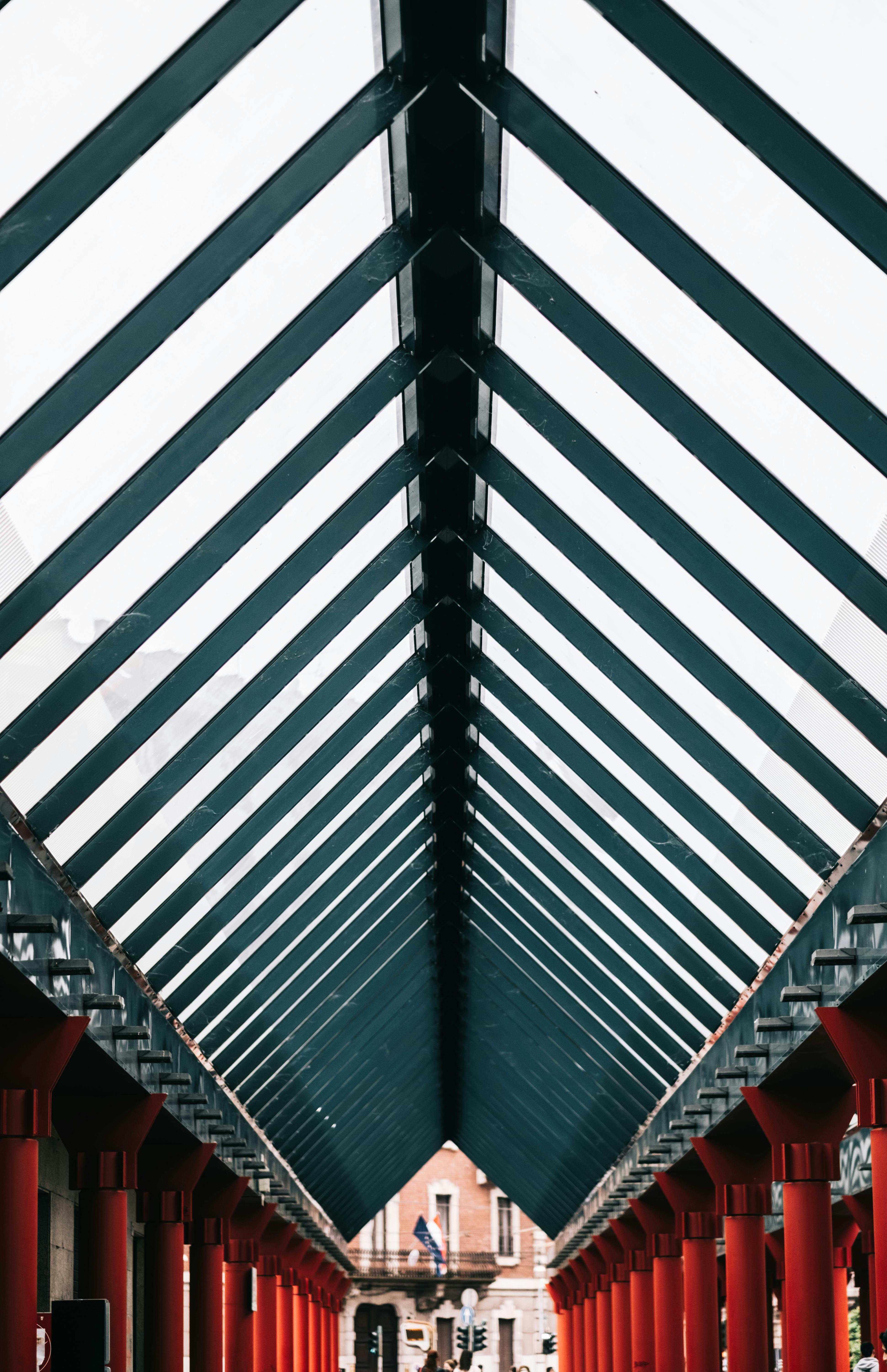 Geometric Outdoor Building Construction · Free Stock Photo