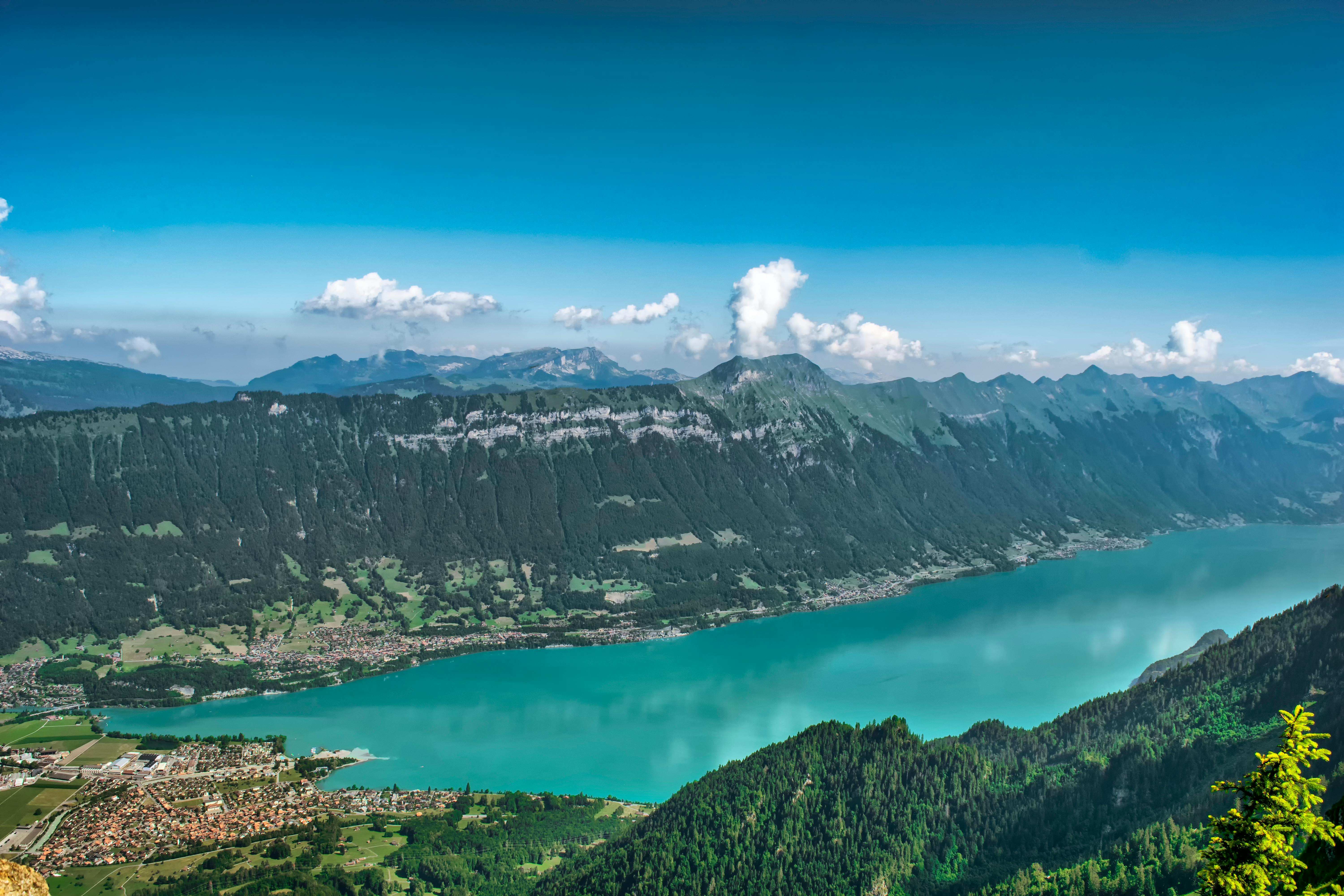 Lake in Between Mountains · Free Stock Photo