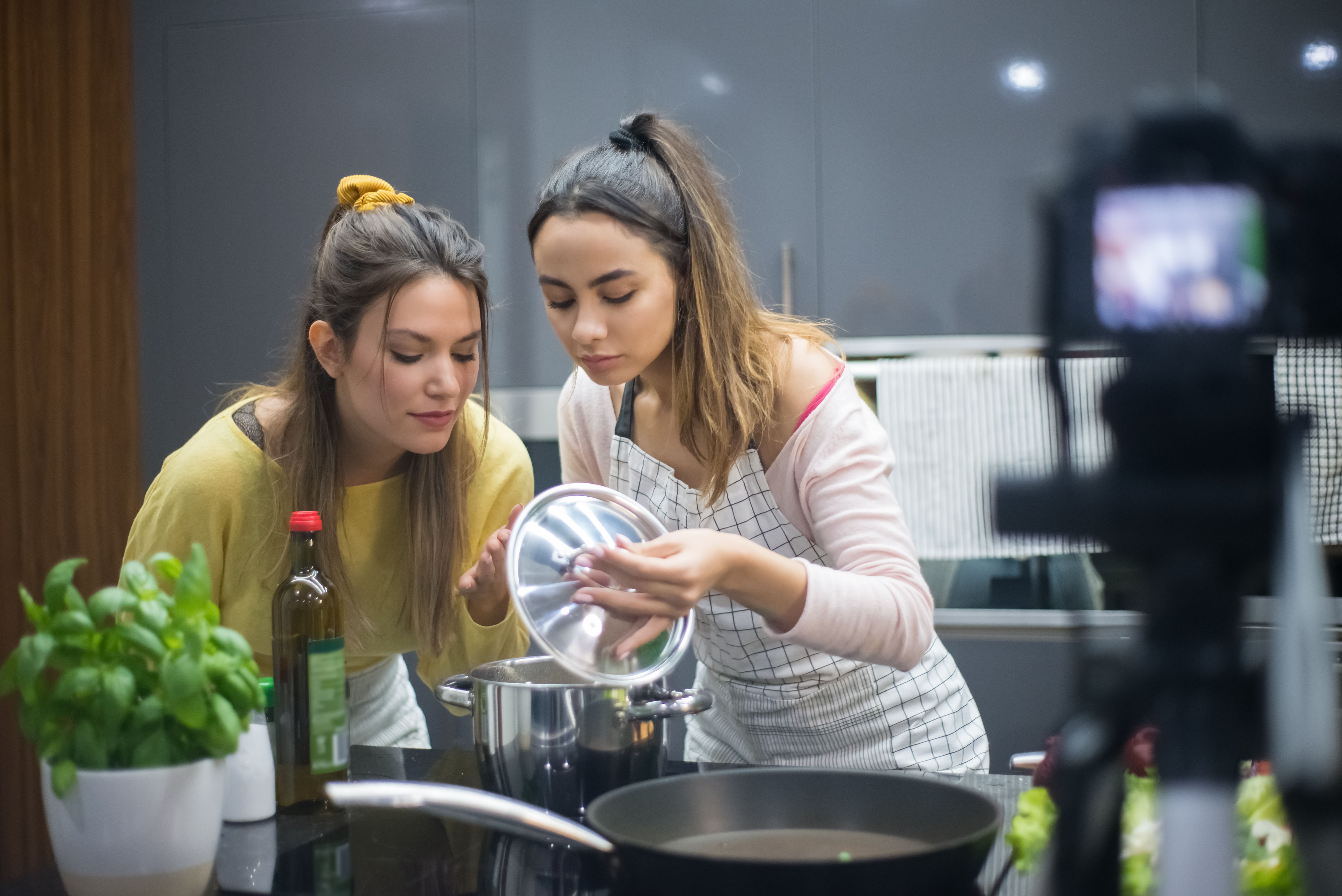 A Women Cooking Together · Free Stock Photo