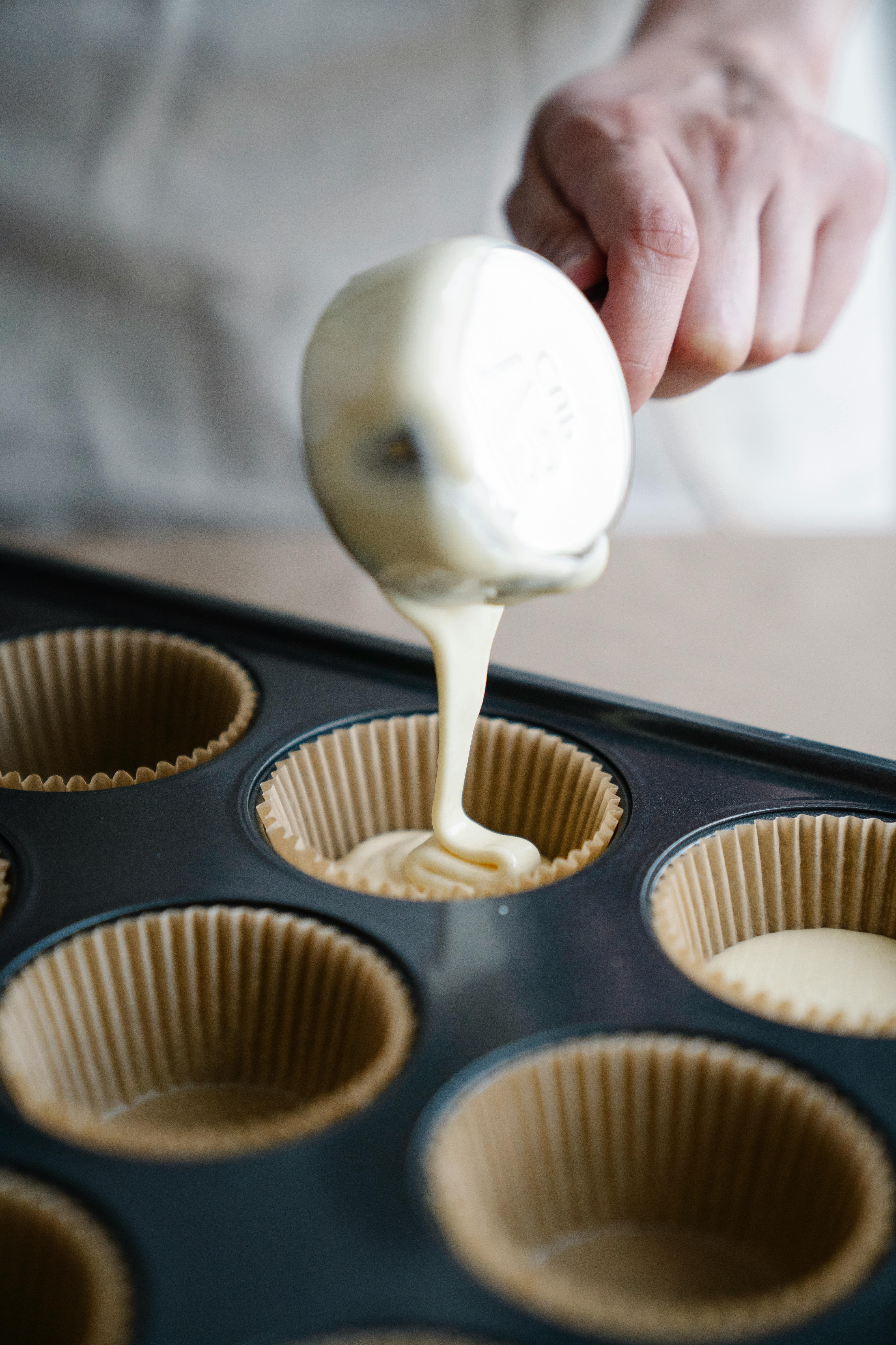 Making Cupcakes in Close Up · Free Stock Photo