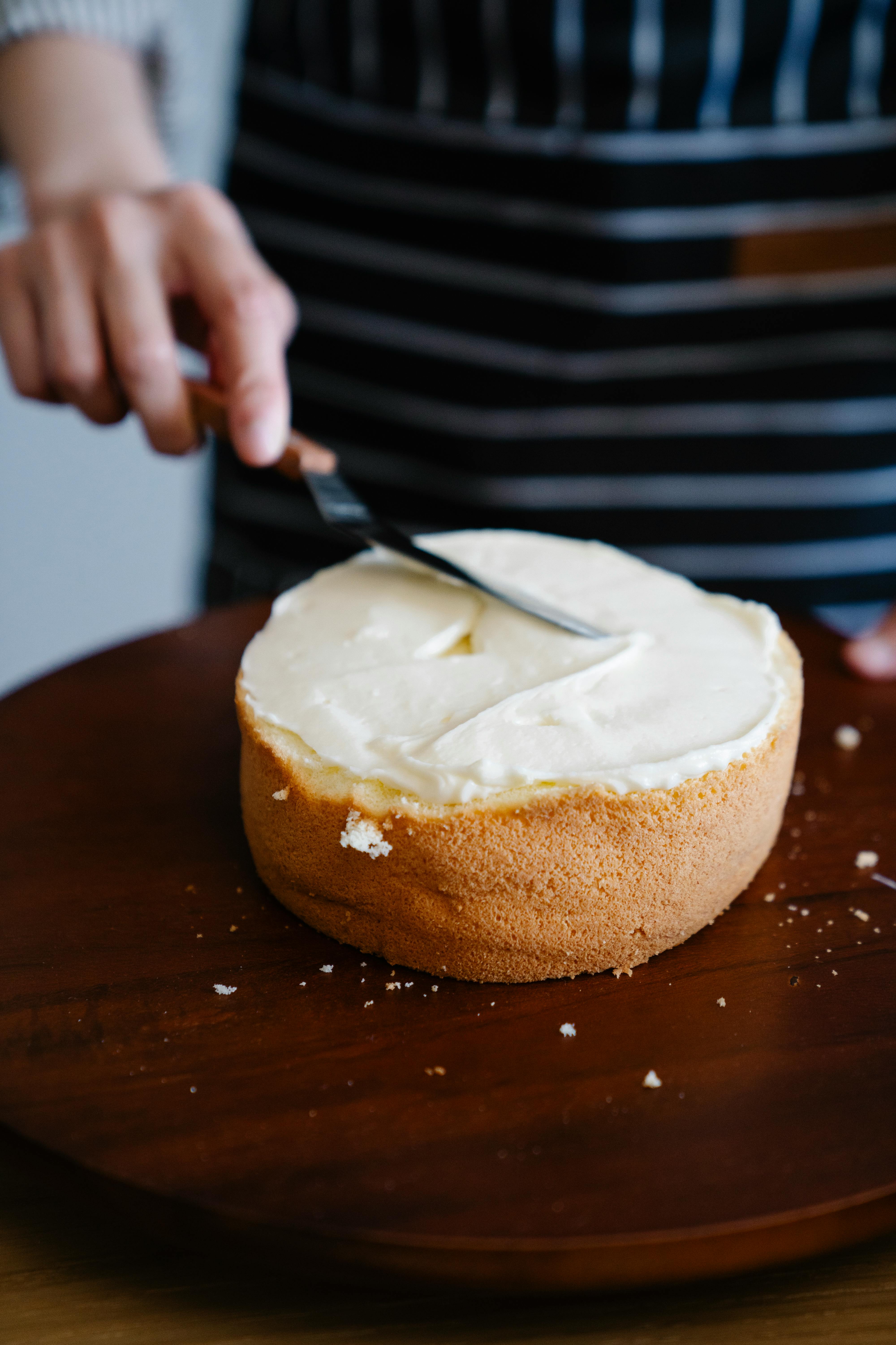A Person Making Cake · Free Stock Photo