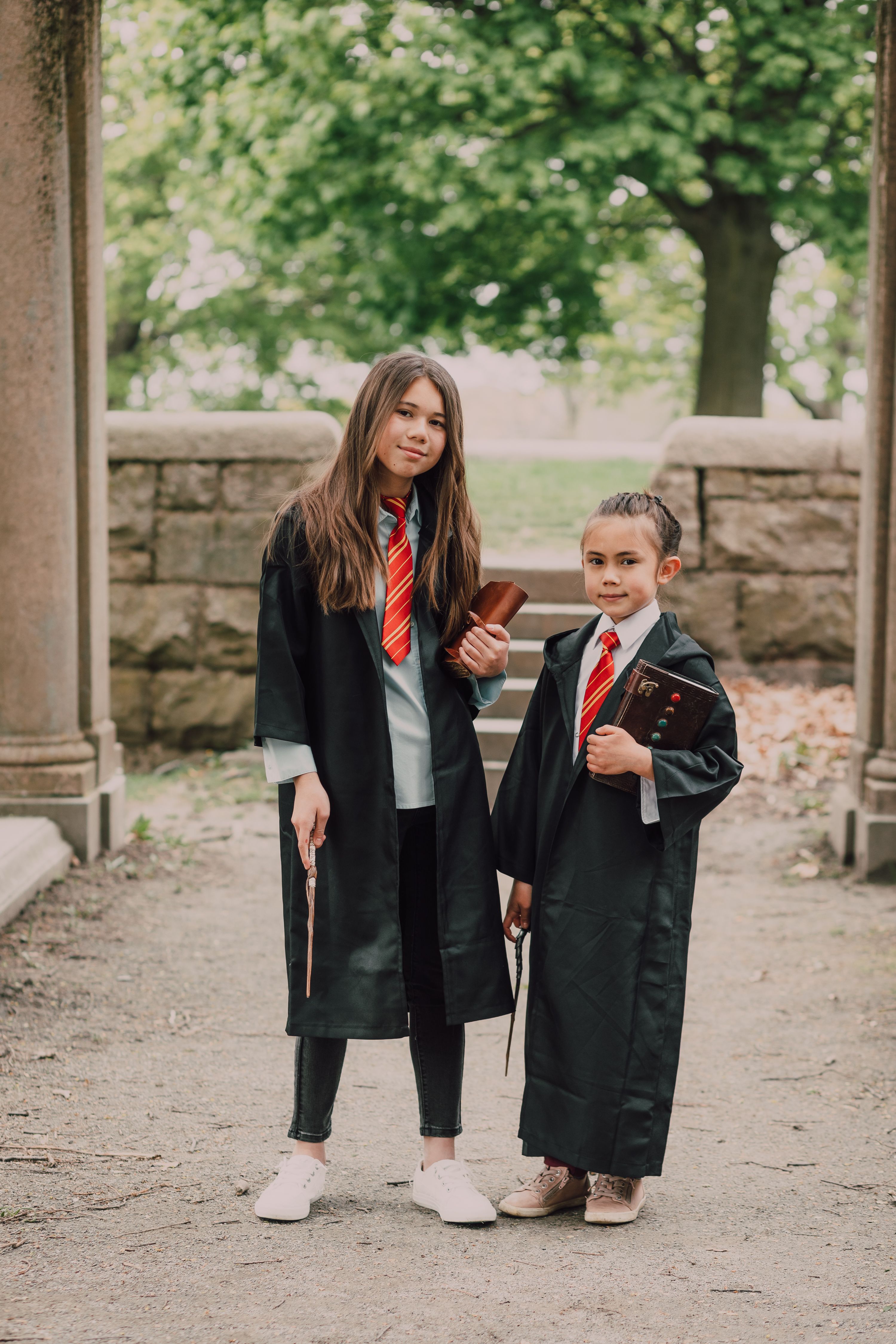 Two Girls in Wizard School · Free Stock Photo