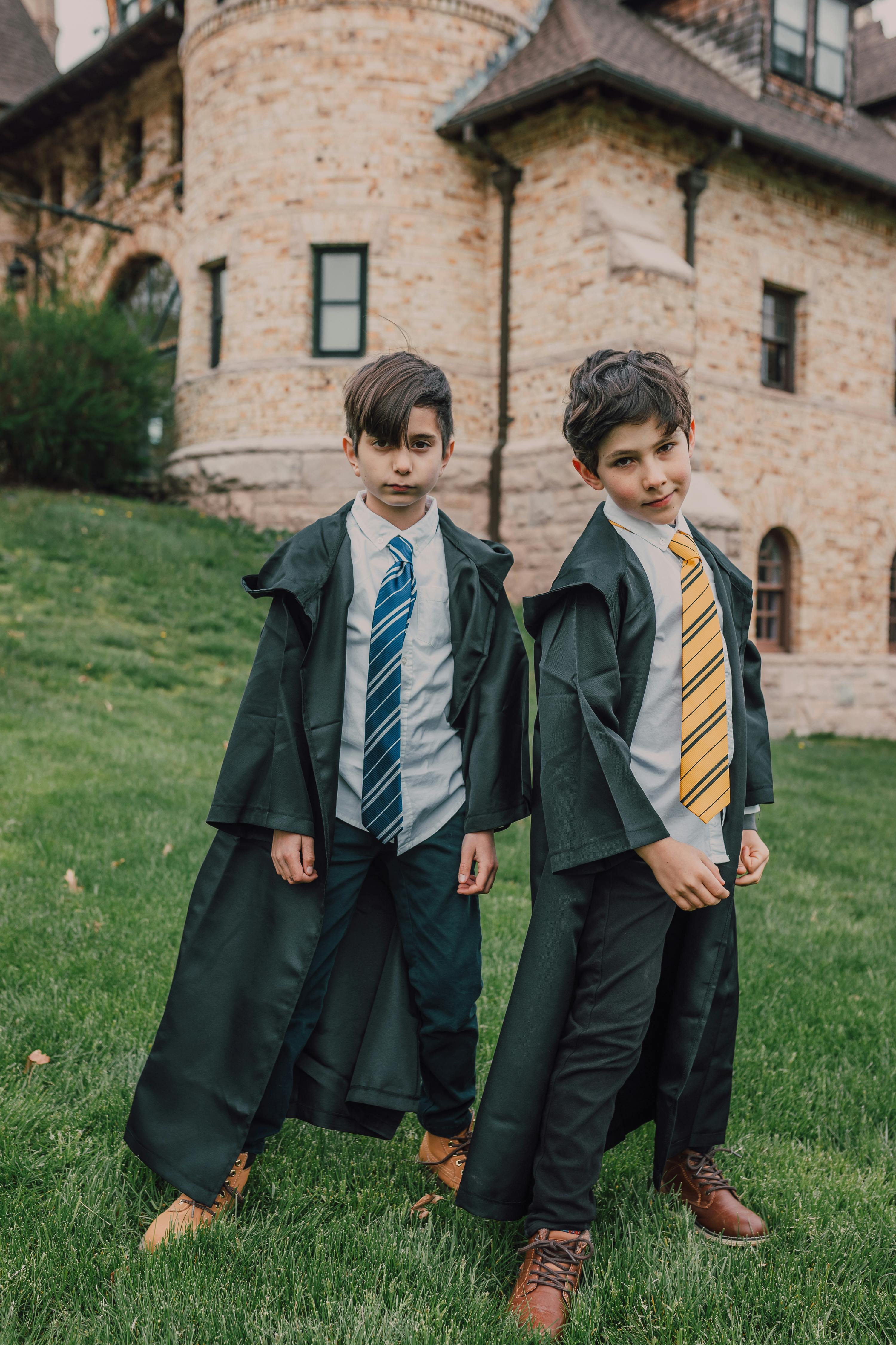 Two Boys in Black Robes · Free Stock Photo