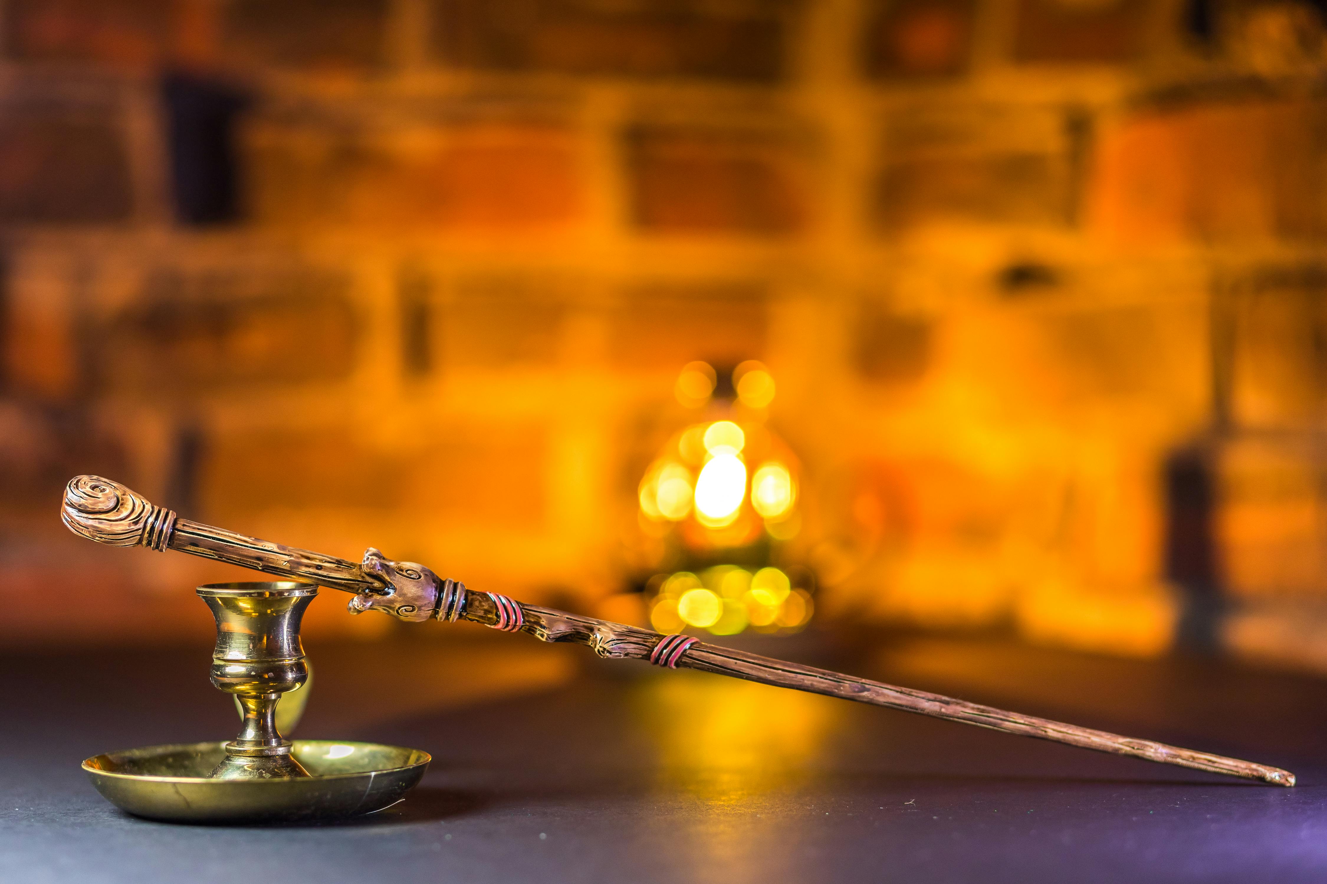 Children in Black Robes Holding Wands · Free Stock Photo