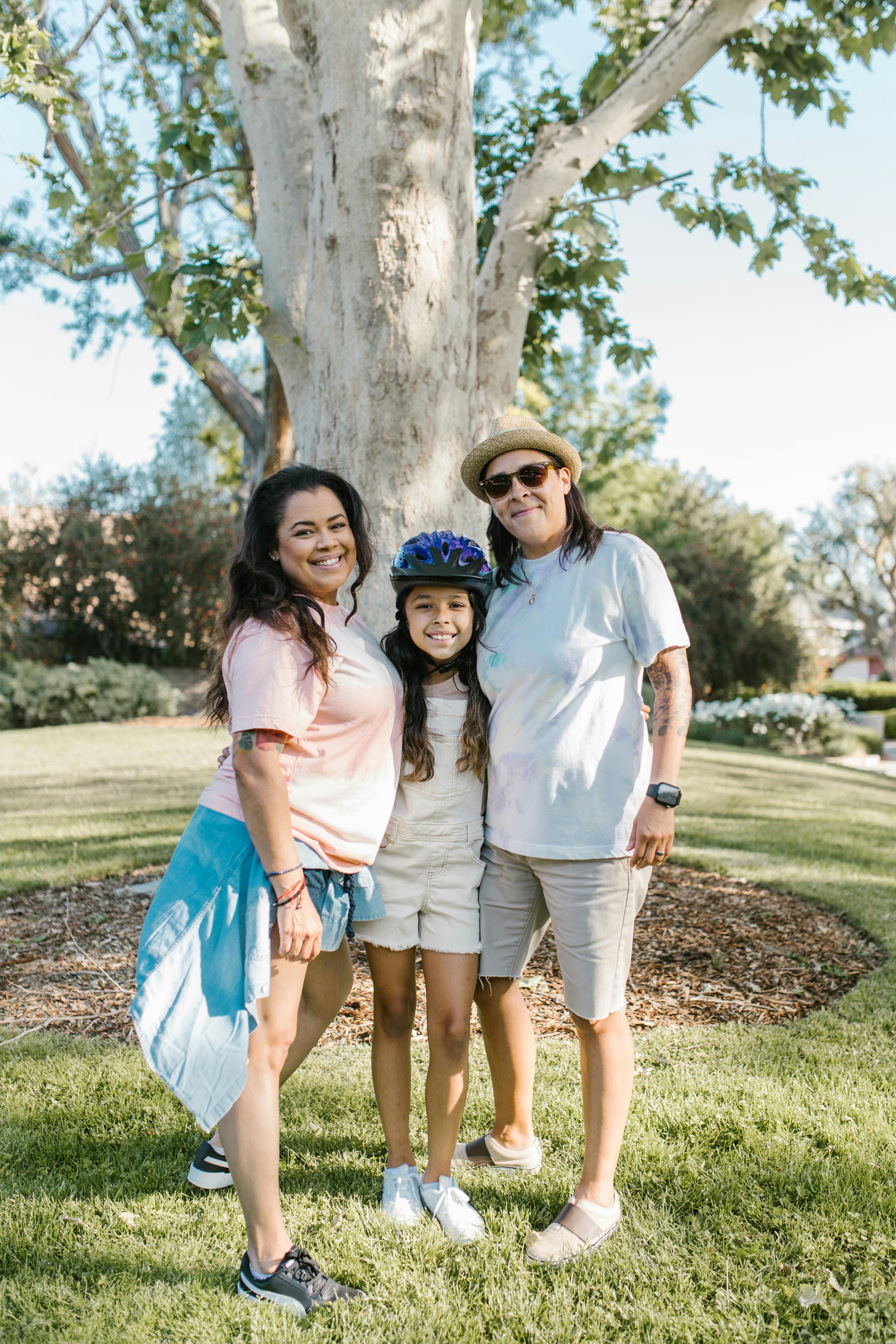 A Happy Family Close Together · Free Stock Photo