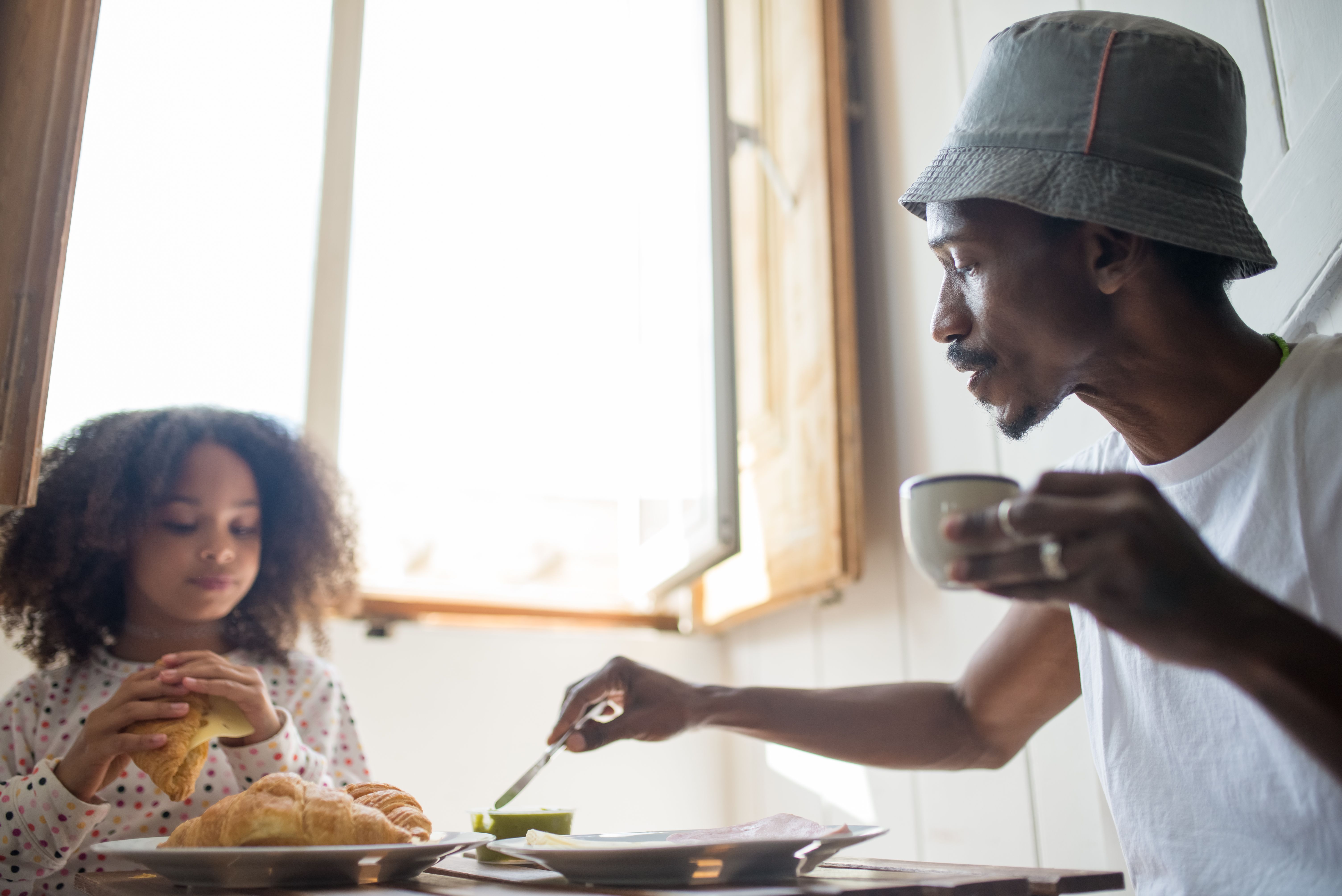 A Woman Eating Breakfast · Free Stock Photo