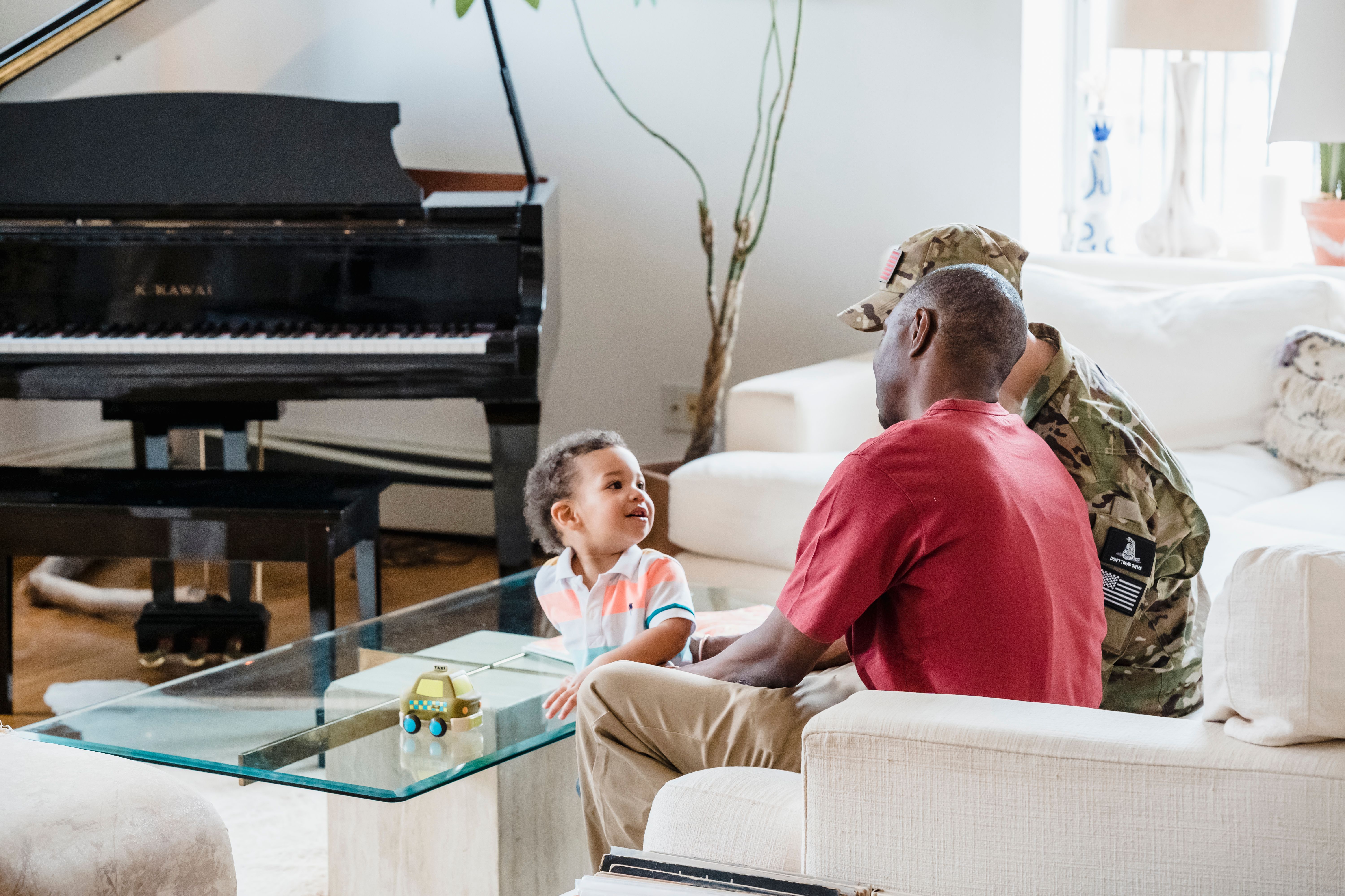A Family in a Living Room · Free Stock Photo