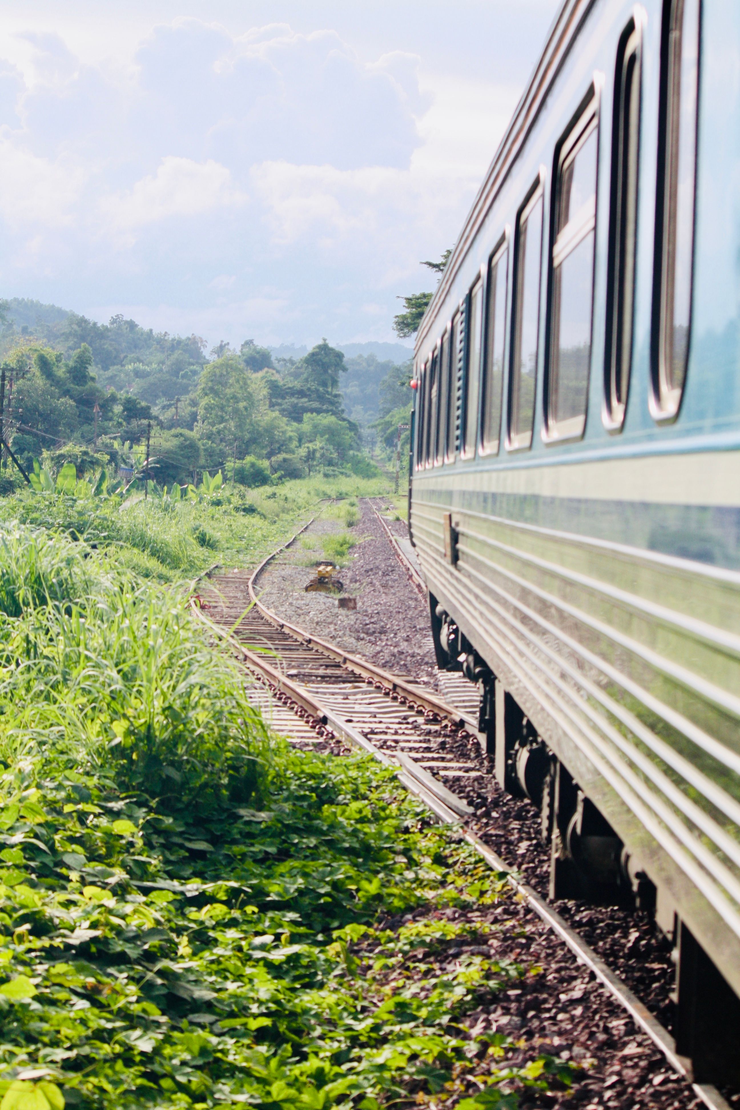 Train Passing By Countryside · Free Stock Photo