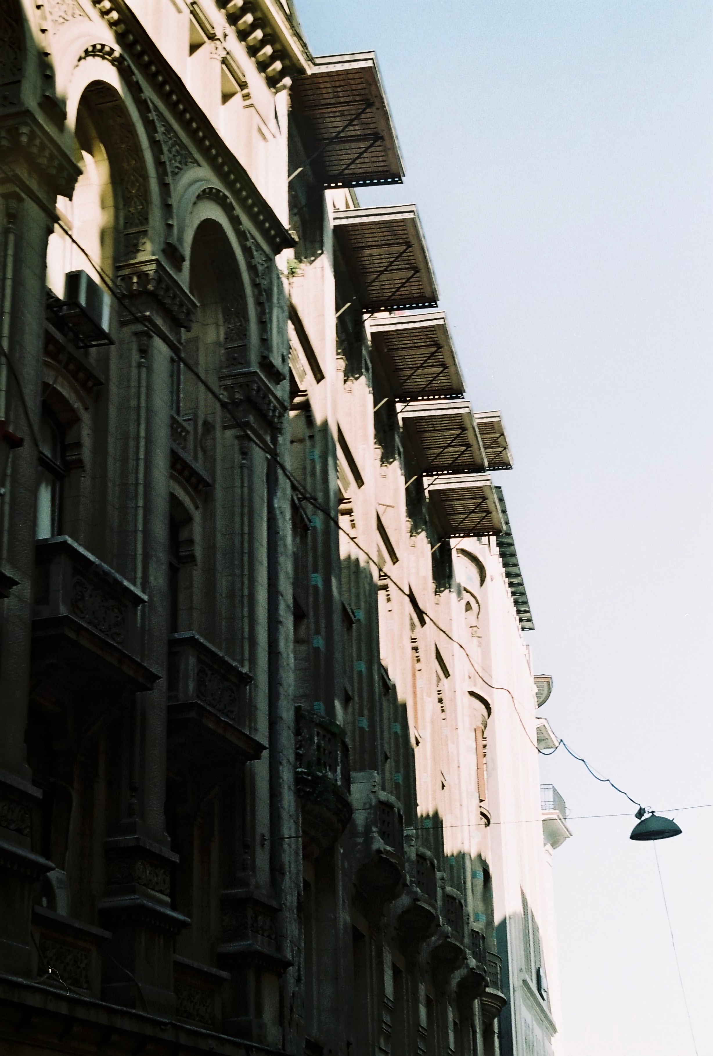 Low Angle Shot Of A Building Walls · Free Stock Photo
